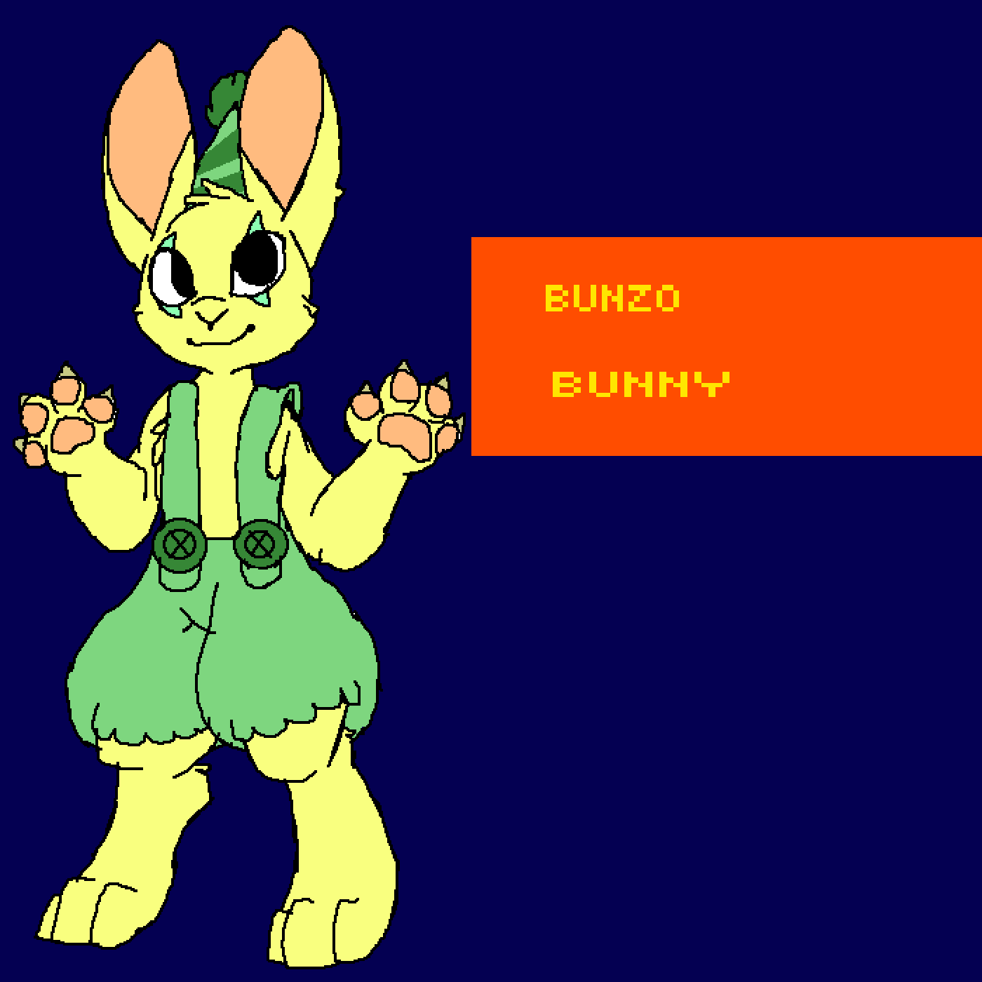 Pixilart - Bunzo Bunny by s0vrgvmm1w0rm