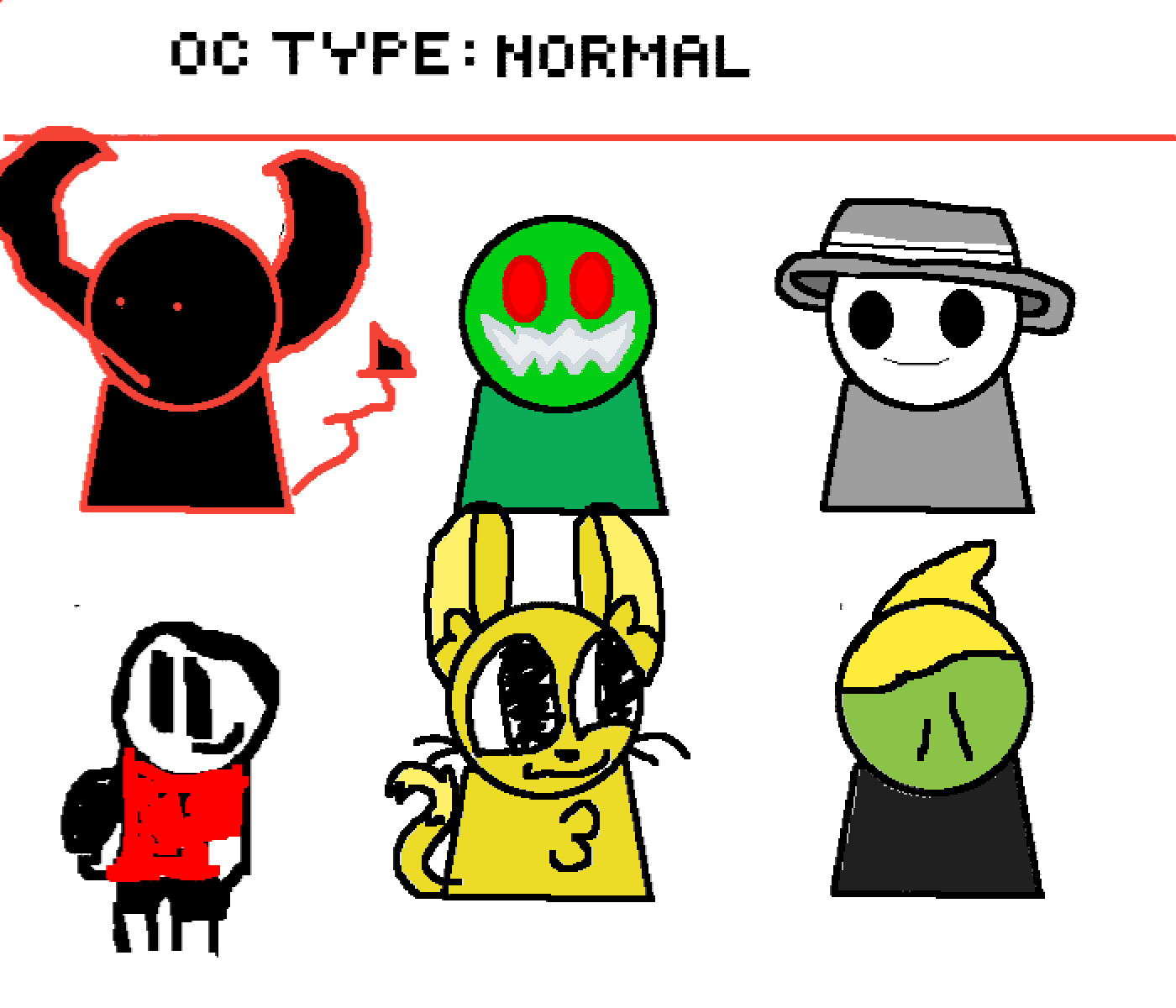 Pixilart - OC types by carlosnosoy