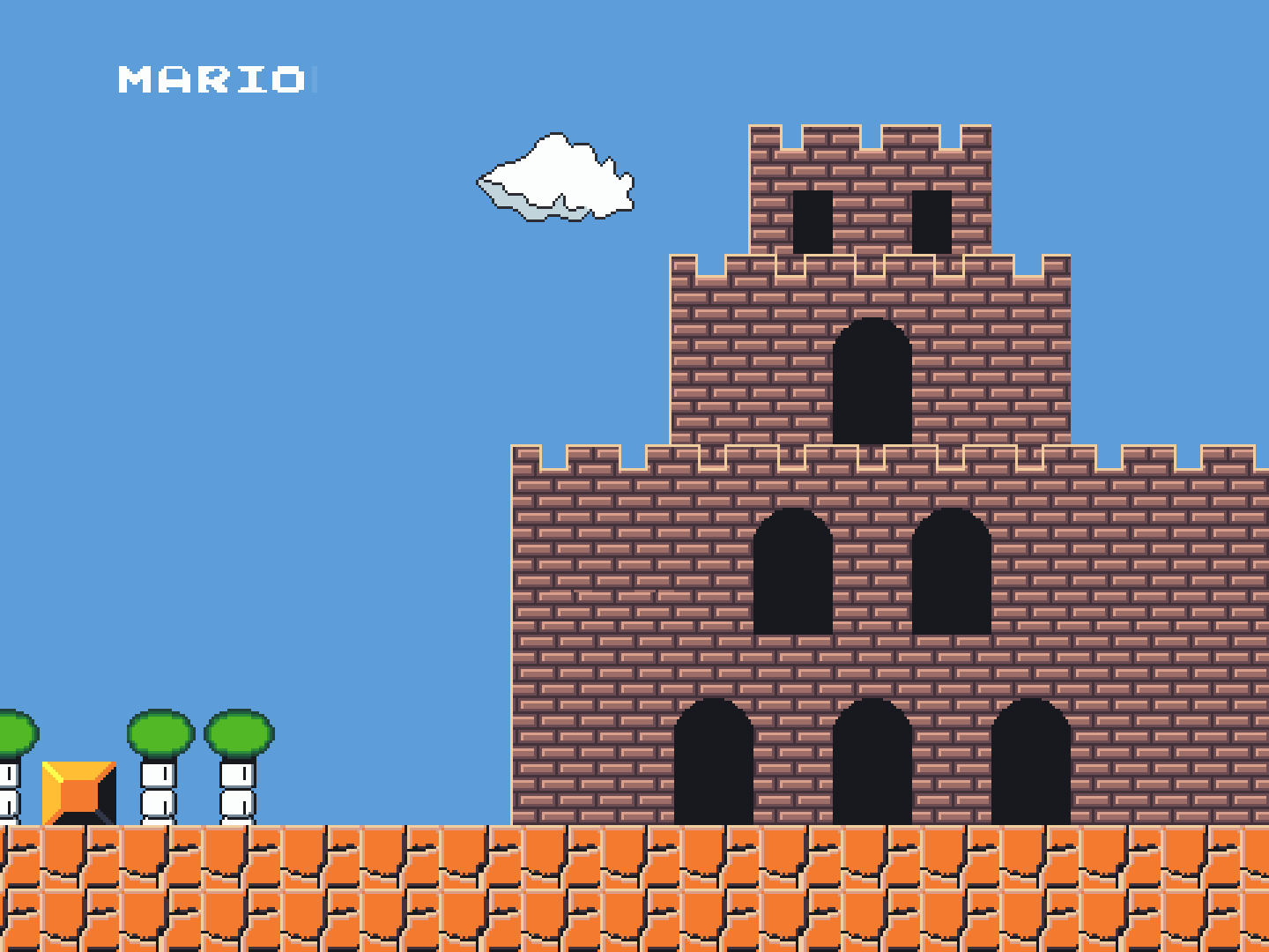 Pixilart - Mario Castle by jujubazul