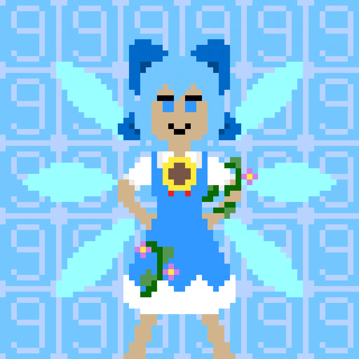 Pixilart - Cirno Tanned Ver by LeeCloud27