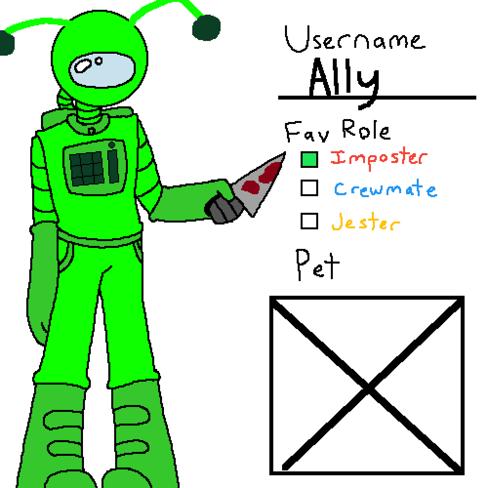 Pixilart - Among Us OC Base by ILOVEANIMEYAY