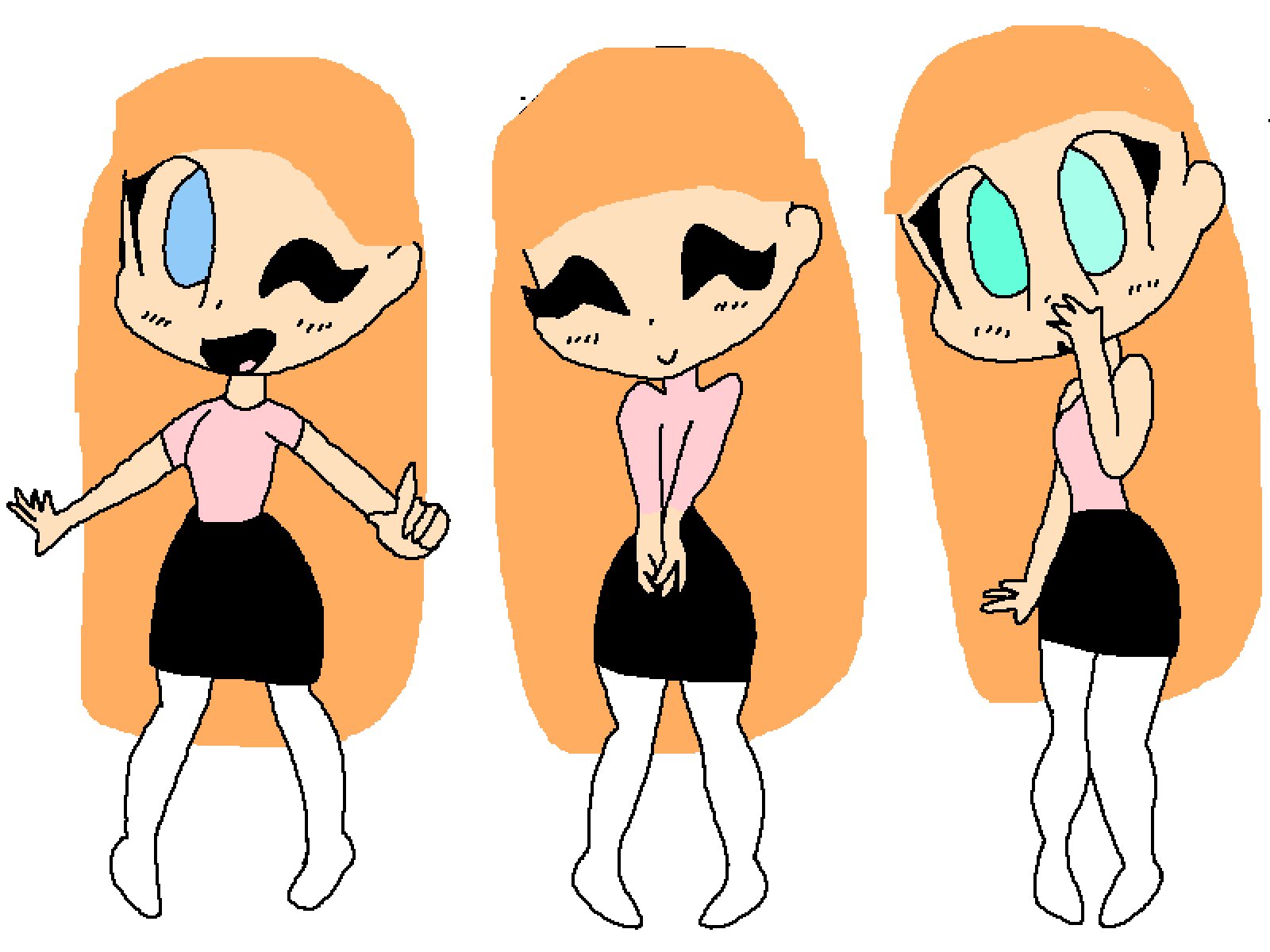 3 Anime Girls Base