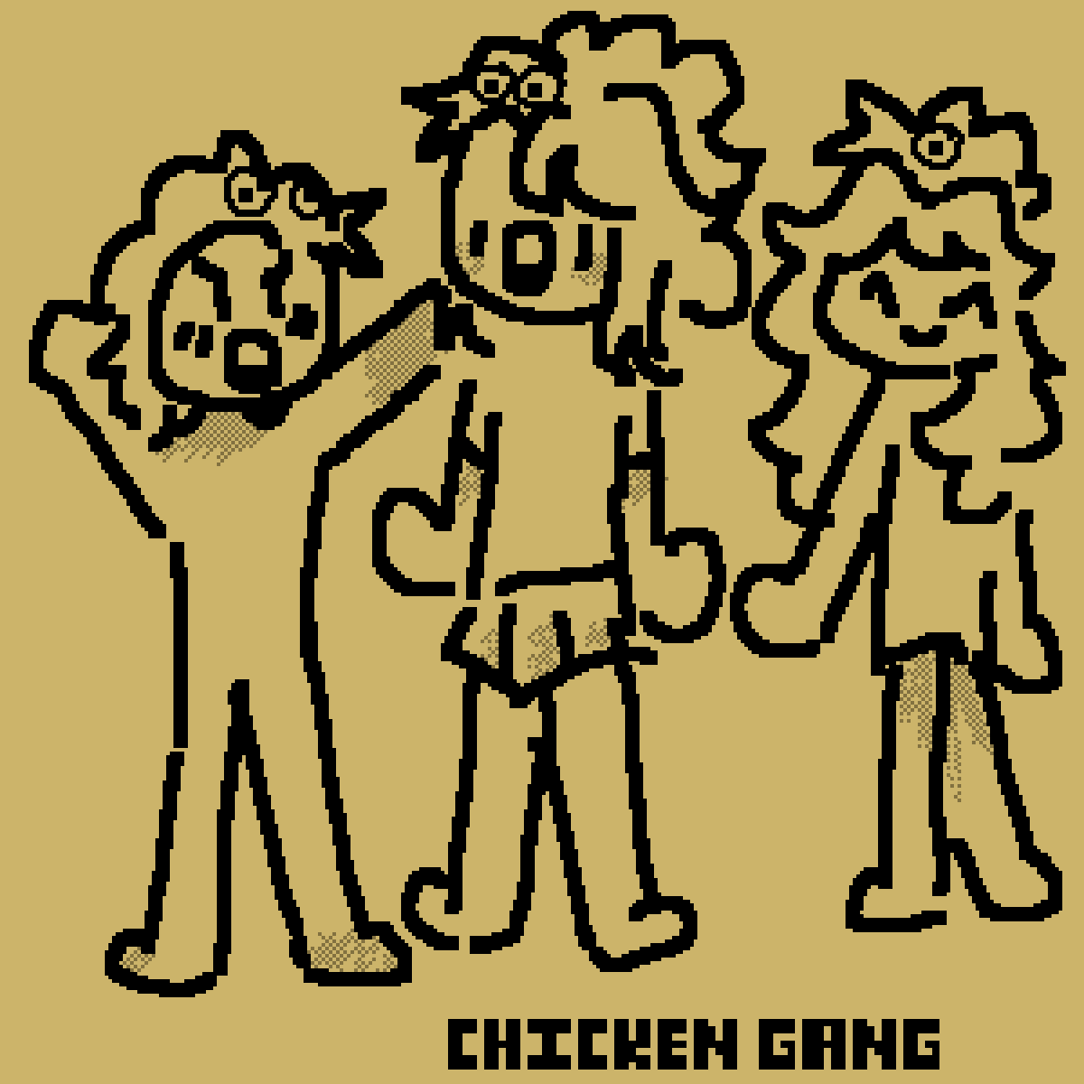 Pixilart - CHICKEN GANG!! by FreakyFrog