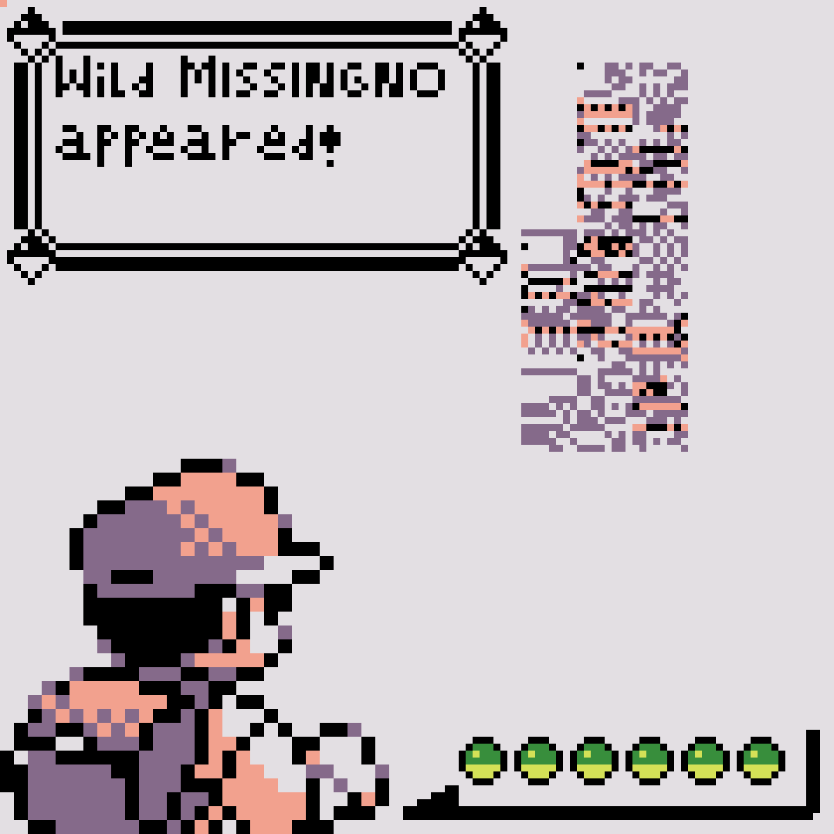 Pixilart - A Wild Missingno Appeared! by I-do-THlNGS