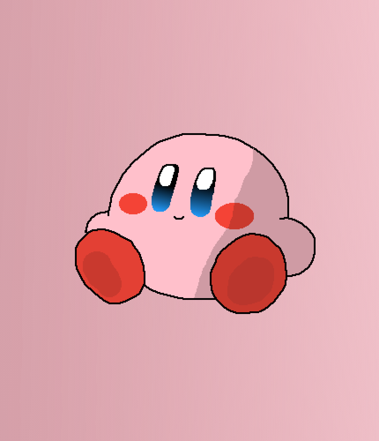 Pixilart - Kirby base by AKTHEREAL