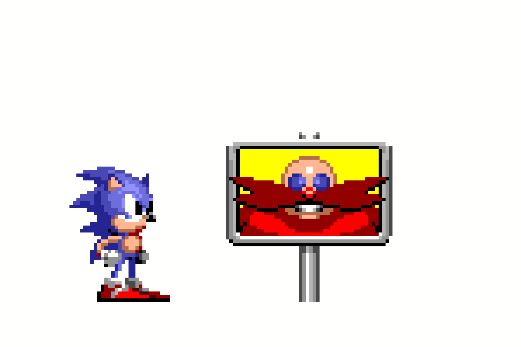 Pixilart - Sonic Goalpost Animation? by Noobsarecool