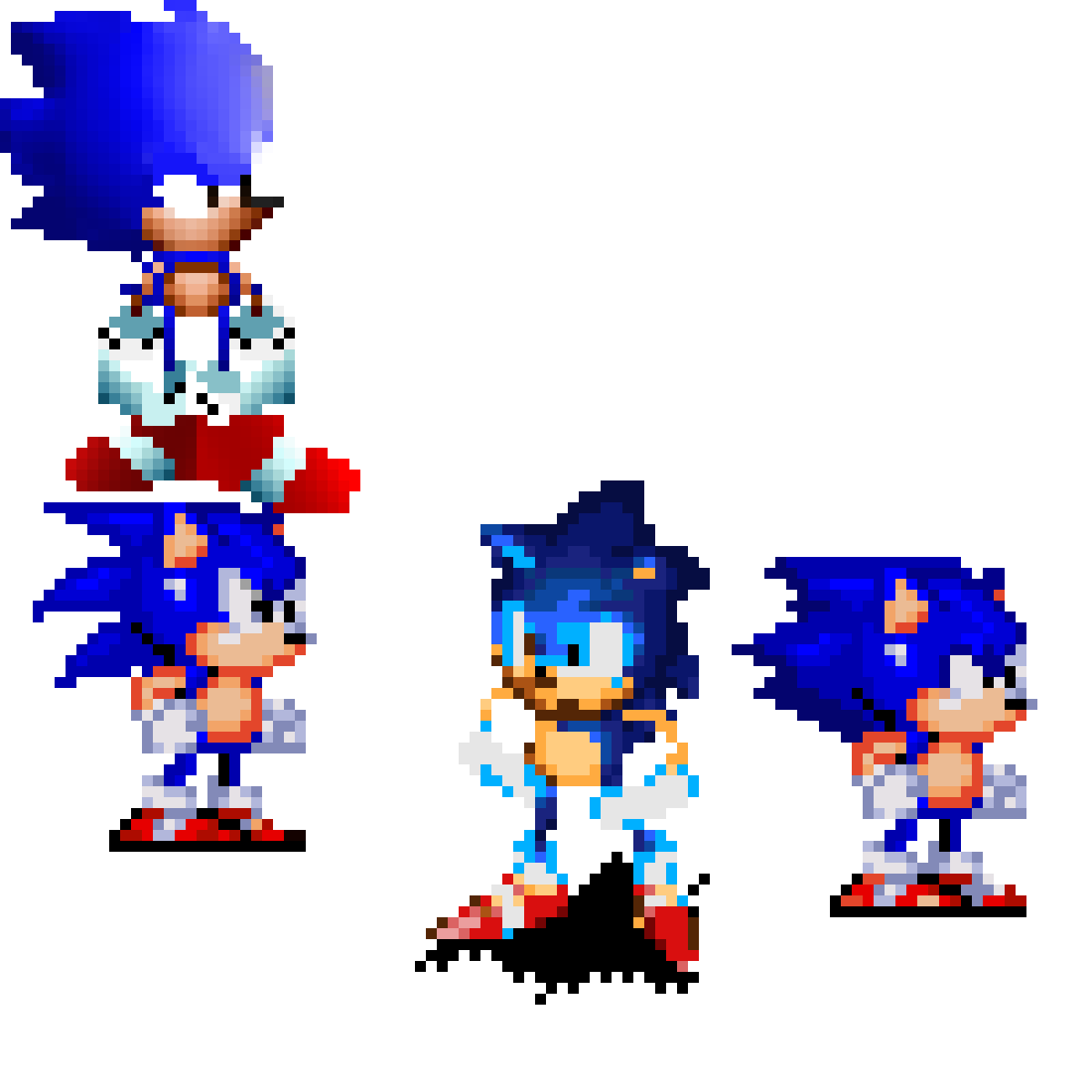 Pixilart - Sonic Evolution 2 by imJUSTaKIDD