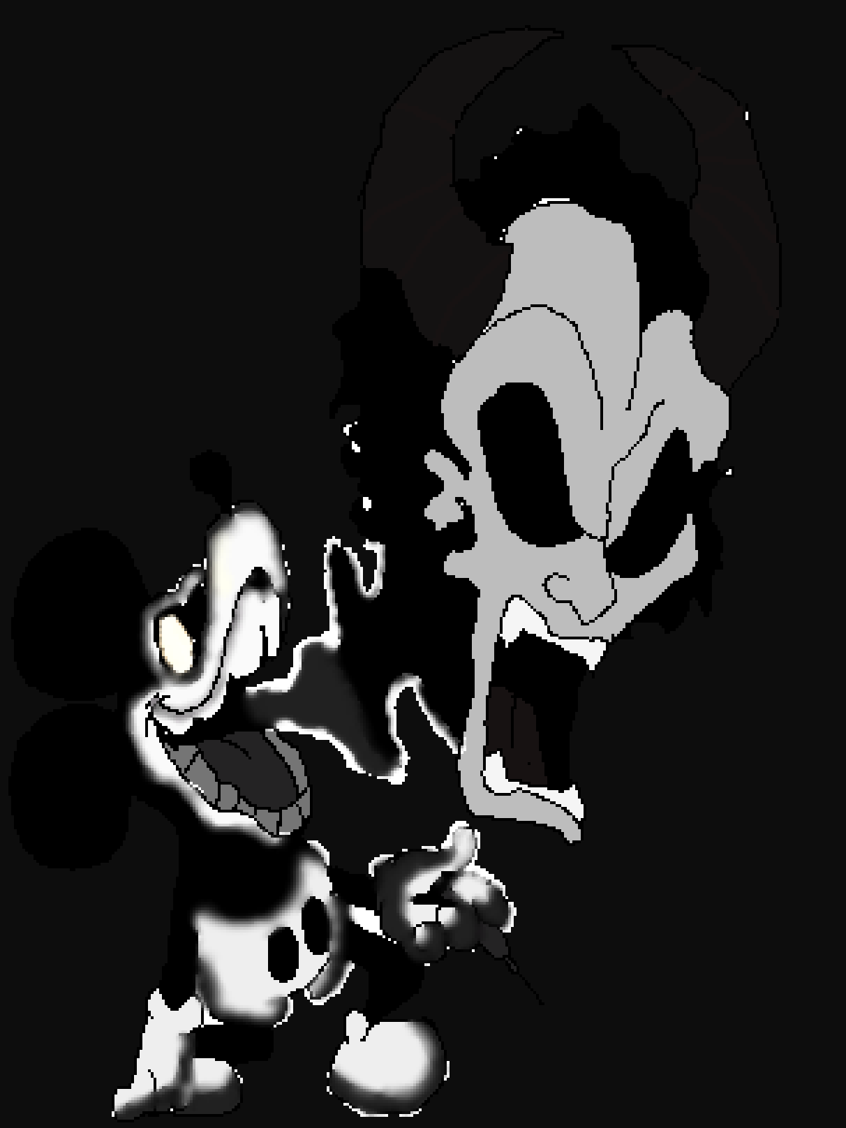 Pixilart - mickey mouse fnf by Dan-man3