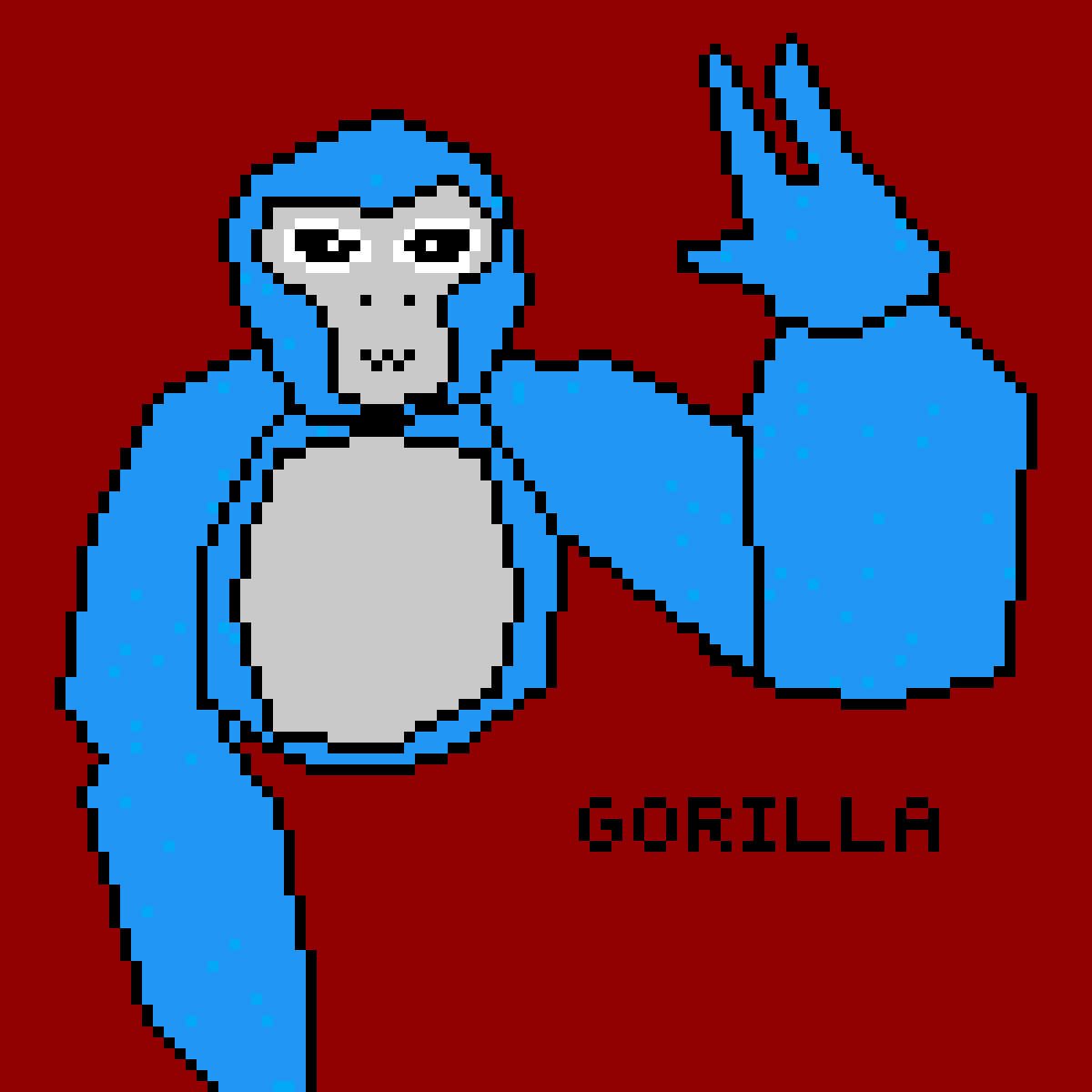 Pixilart - Gorilla tag base by Gral-bud