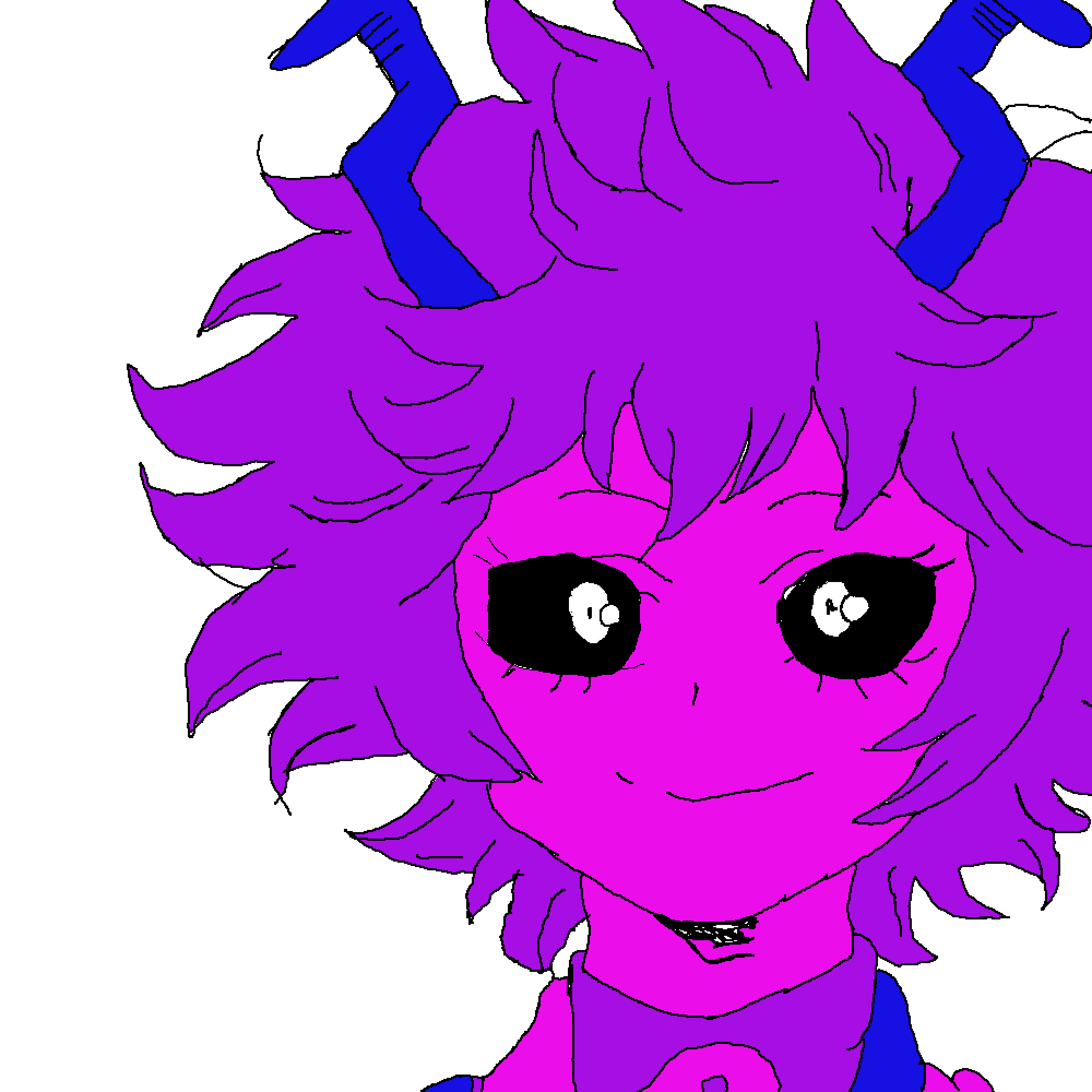 Pixilart - Mina Ashido base but by by me-the-therian