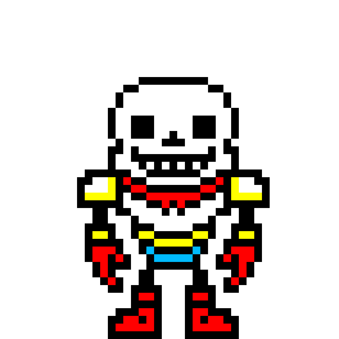 Pixilart - revert swap sans overworld sprite by Matthew2013