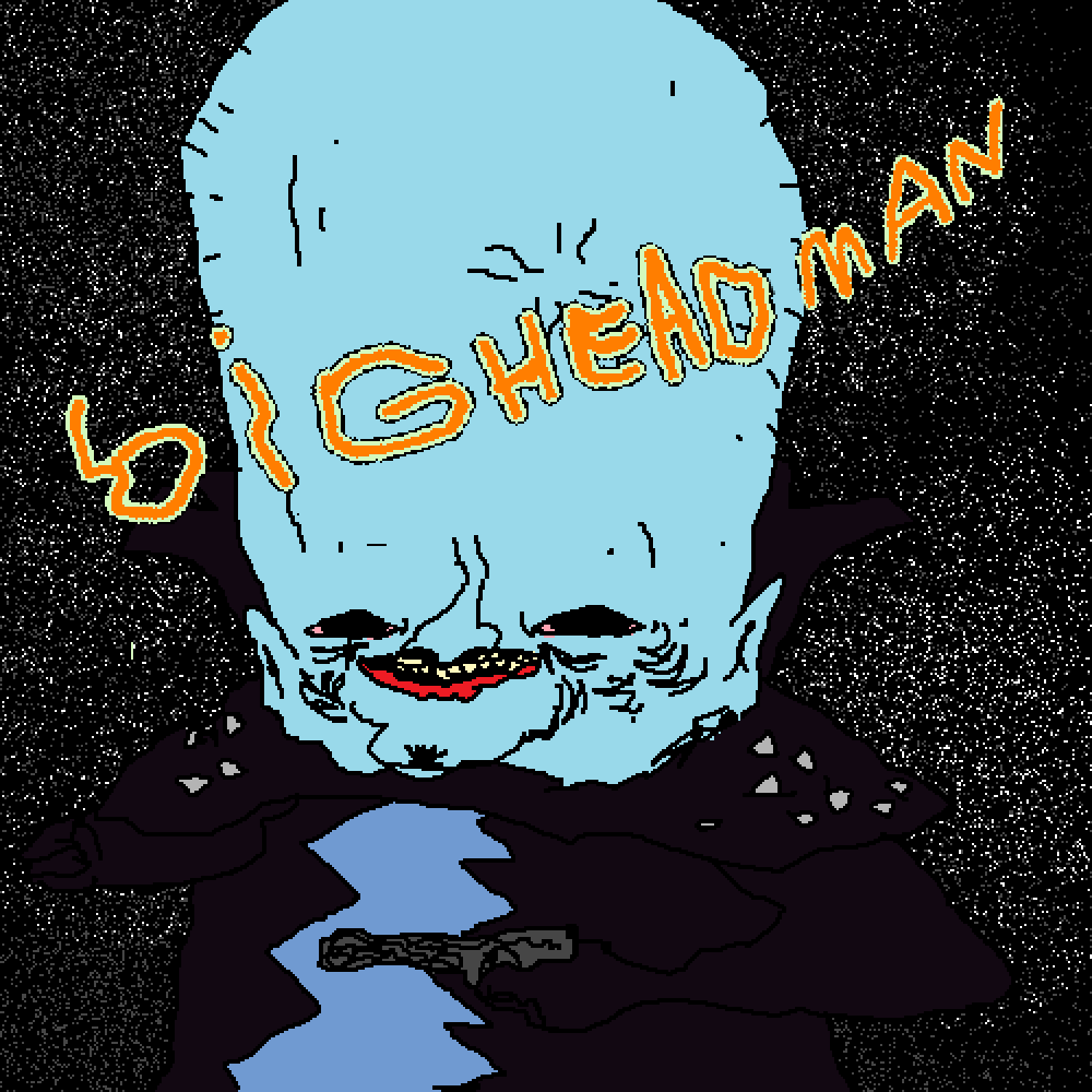Pixilart - big head man by GGUYOOO