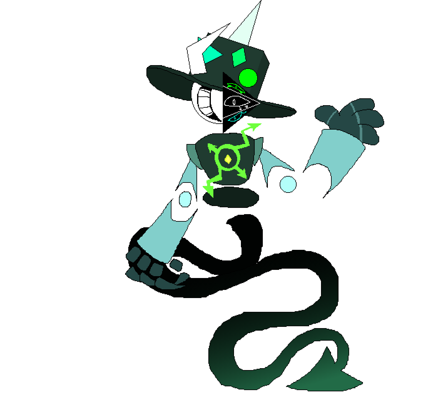 Pixilart - Unnamed very cool oc by Sillystring