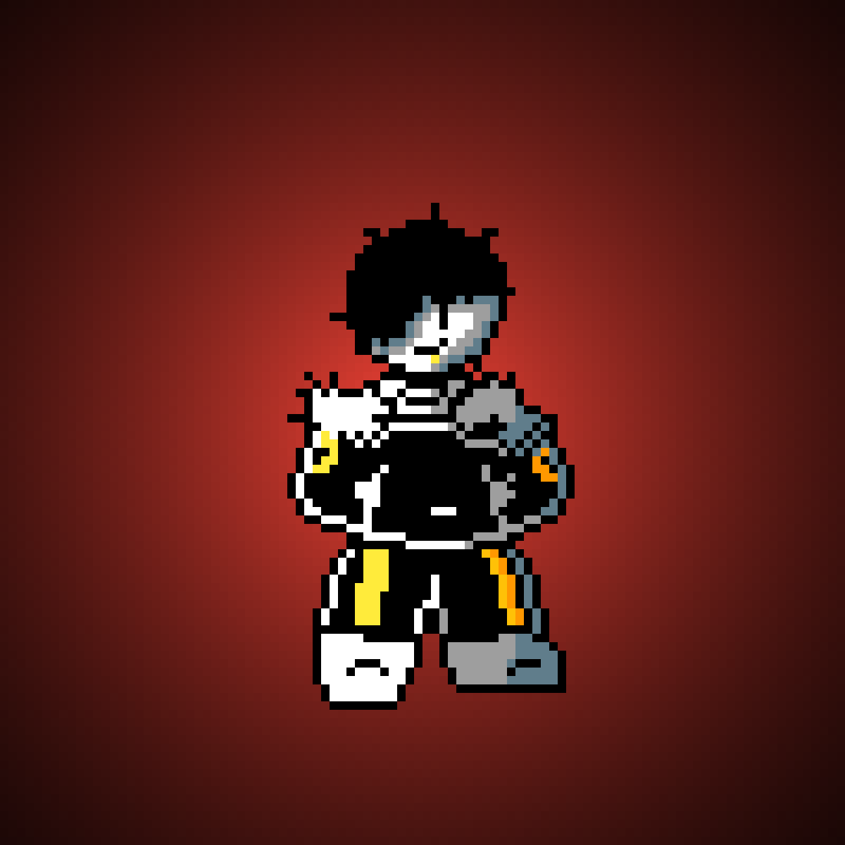 Pixilart - Fellshift chara by EnderuZ