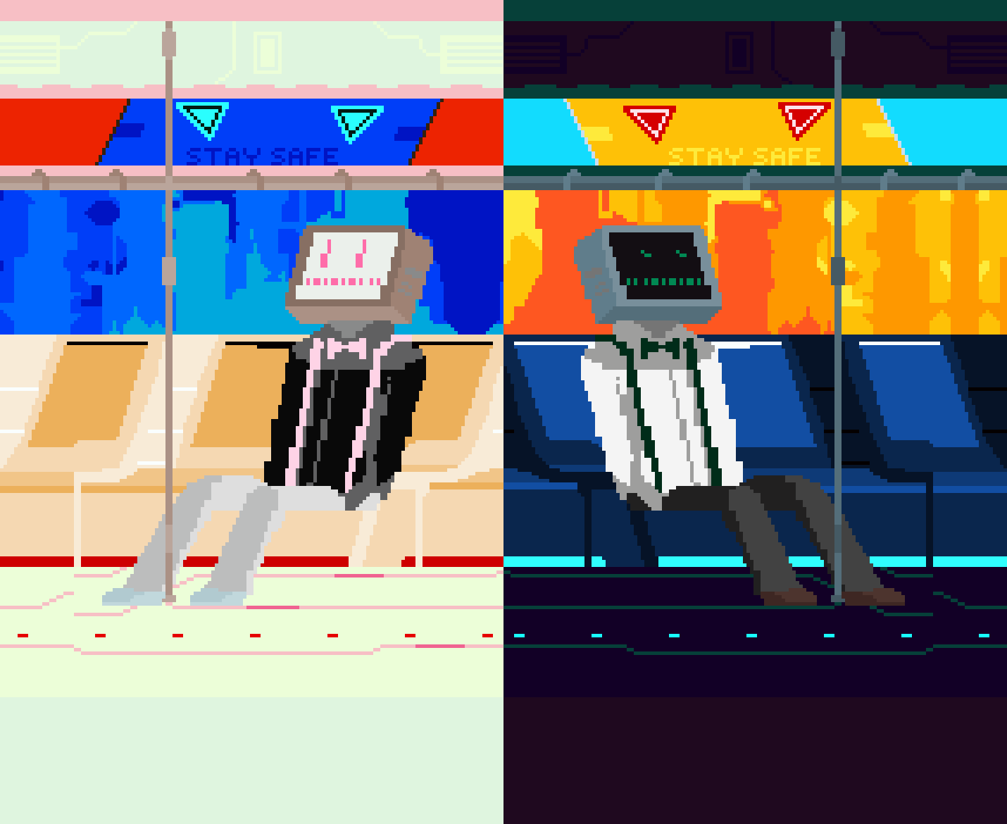 Pixilart - Multi Bot Train by Kingde24