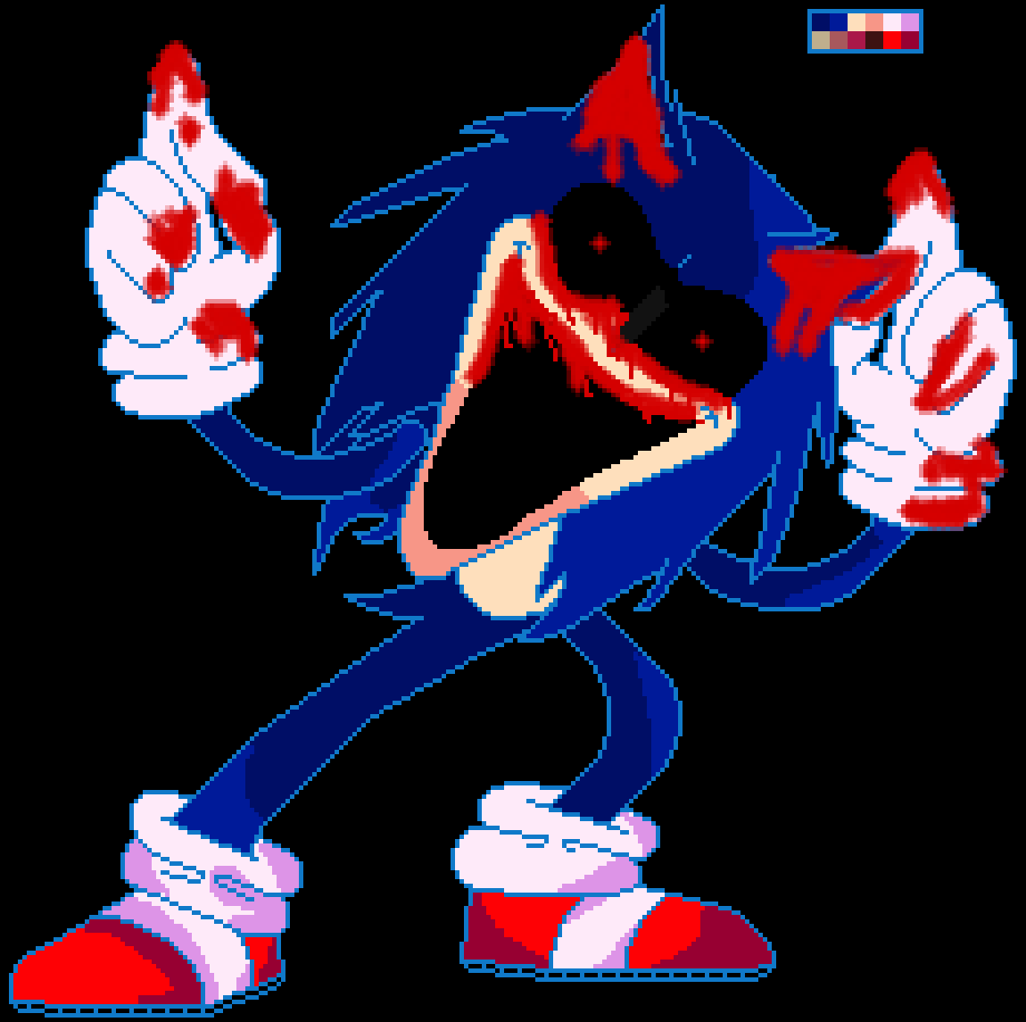 Pixilart - Sonic EXE Base You Can t Run by Earthandfrends