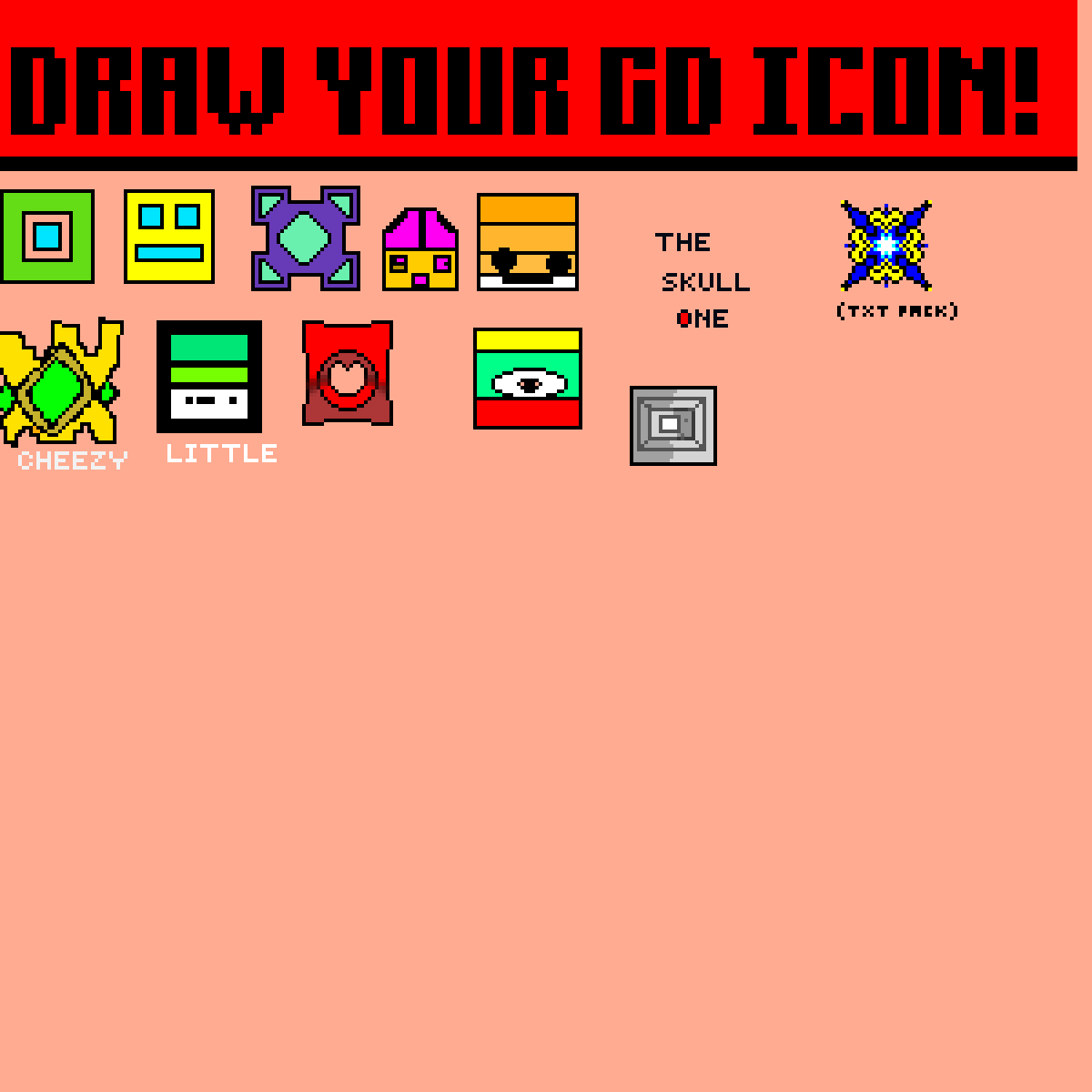 Pixilart - Draw your GD Icon! by oxsen8374