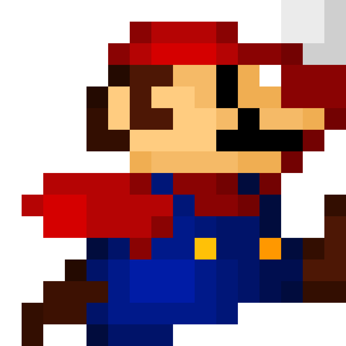 Pixilart - Shaded Mario by ThePurpleBro