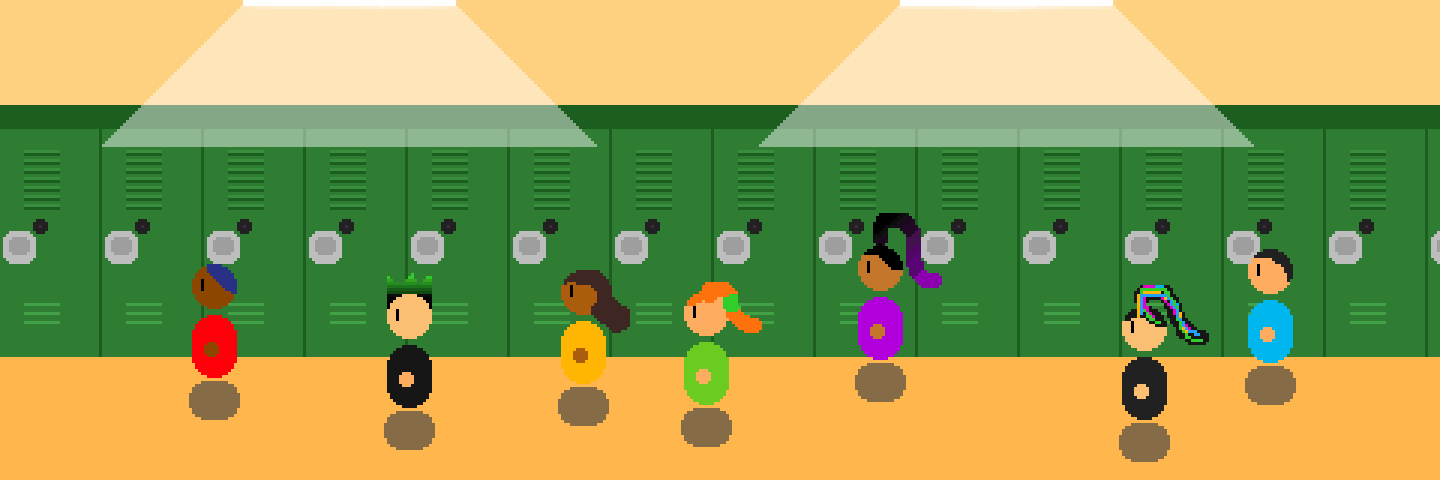 Pixilart - Glowing Lockers! :D by Flora-Pixi