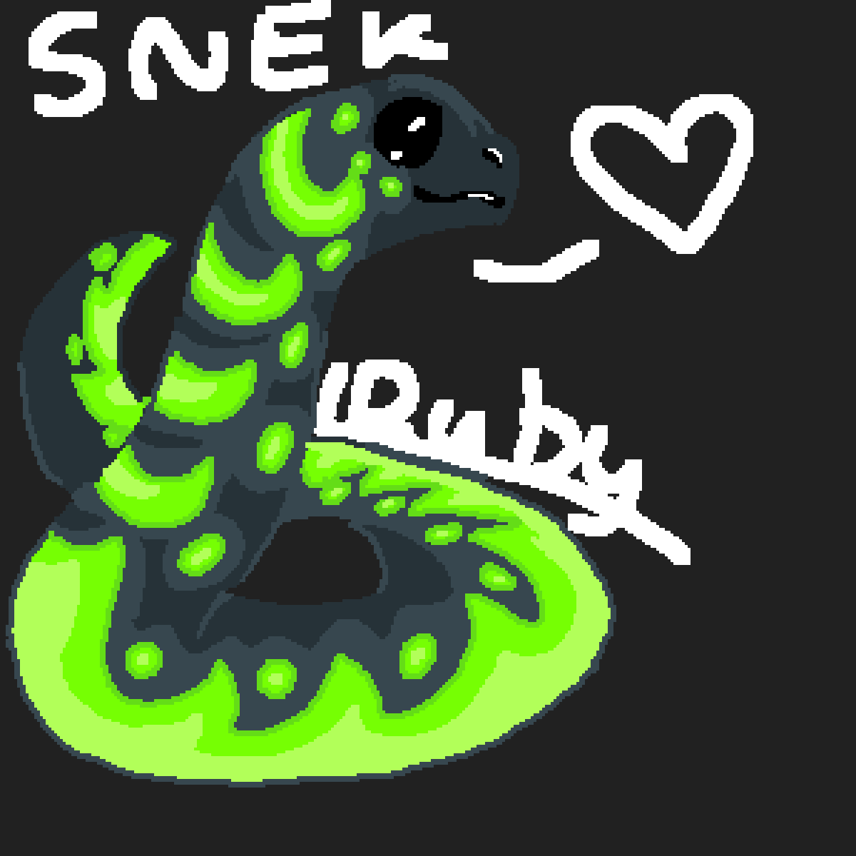 Pixilart - SNEK by DonutSUs