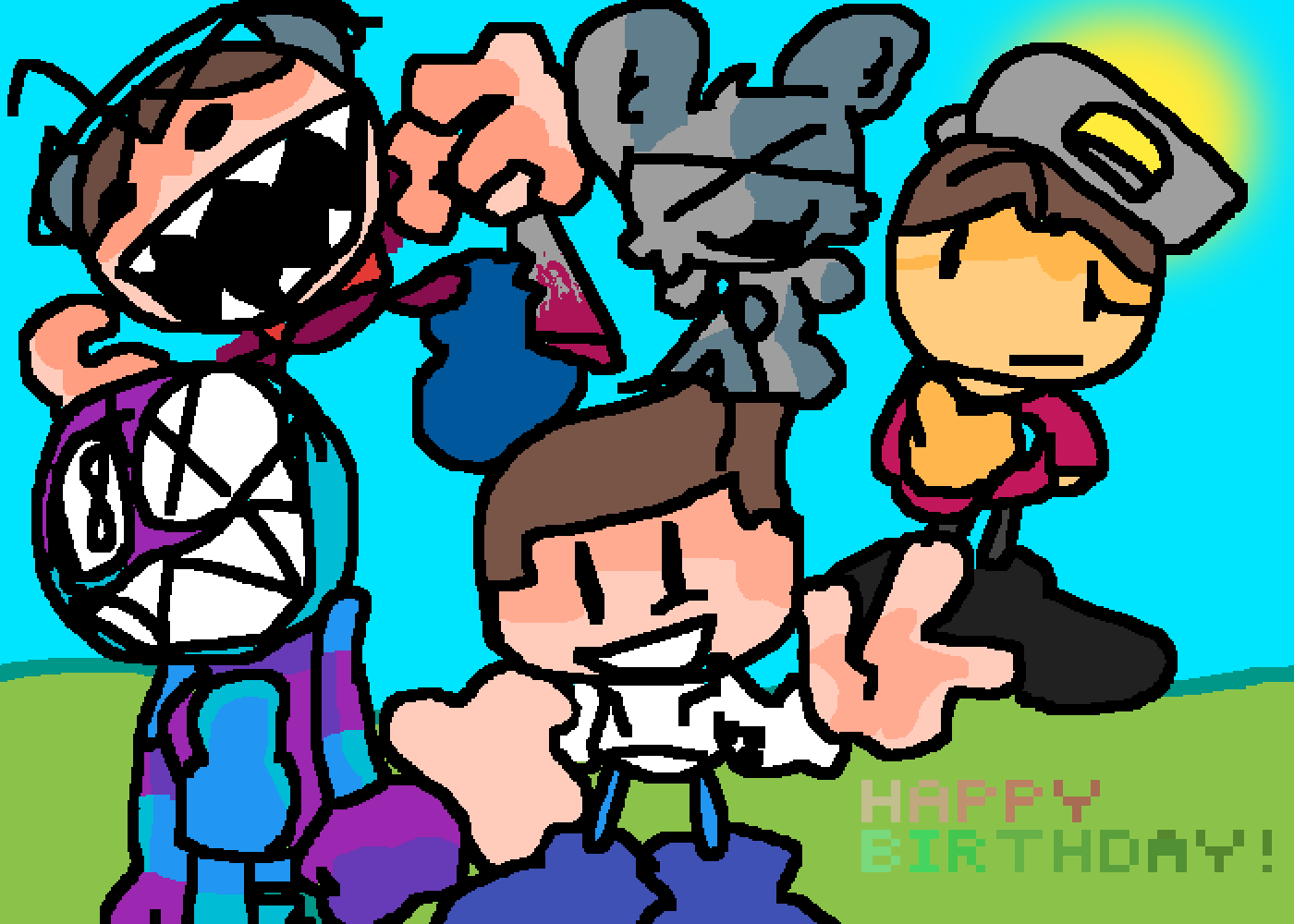 Pixilart - Happy Birthday Simone! by SpongeKelv