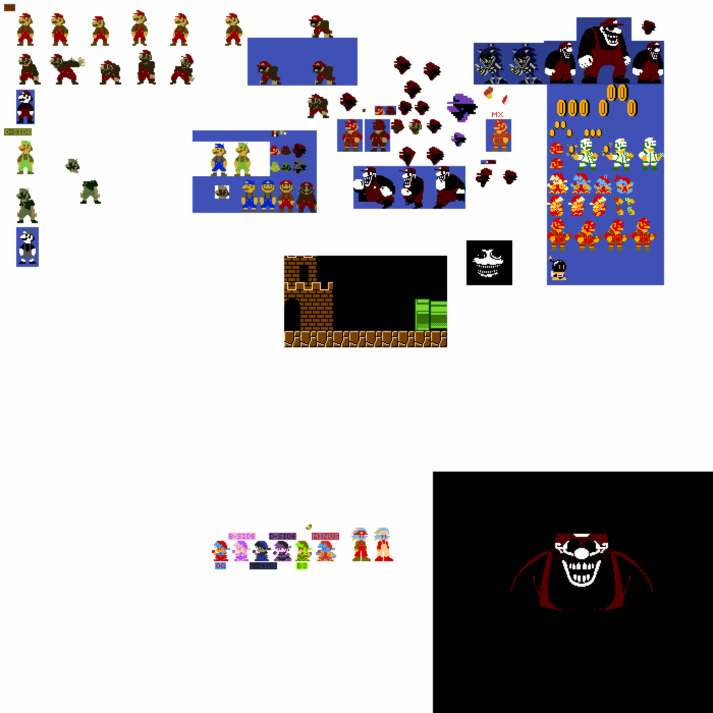 Pixilart - FNF MX and LX GAME OVER by JamGamerXL