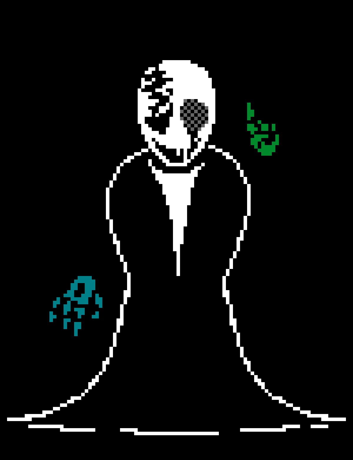 Pixilart - Gaster sprite edit by BriteDragon