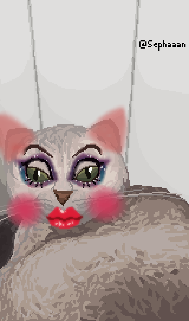 Pixilart - Slay Kitten by Sephaan