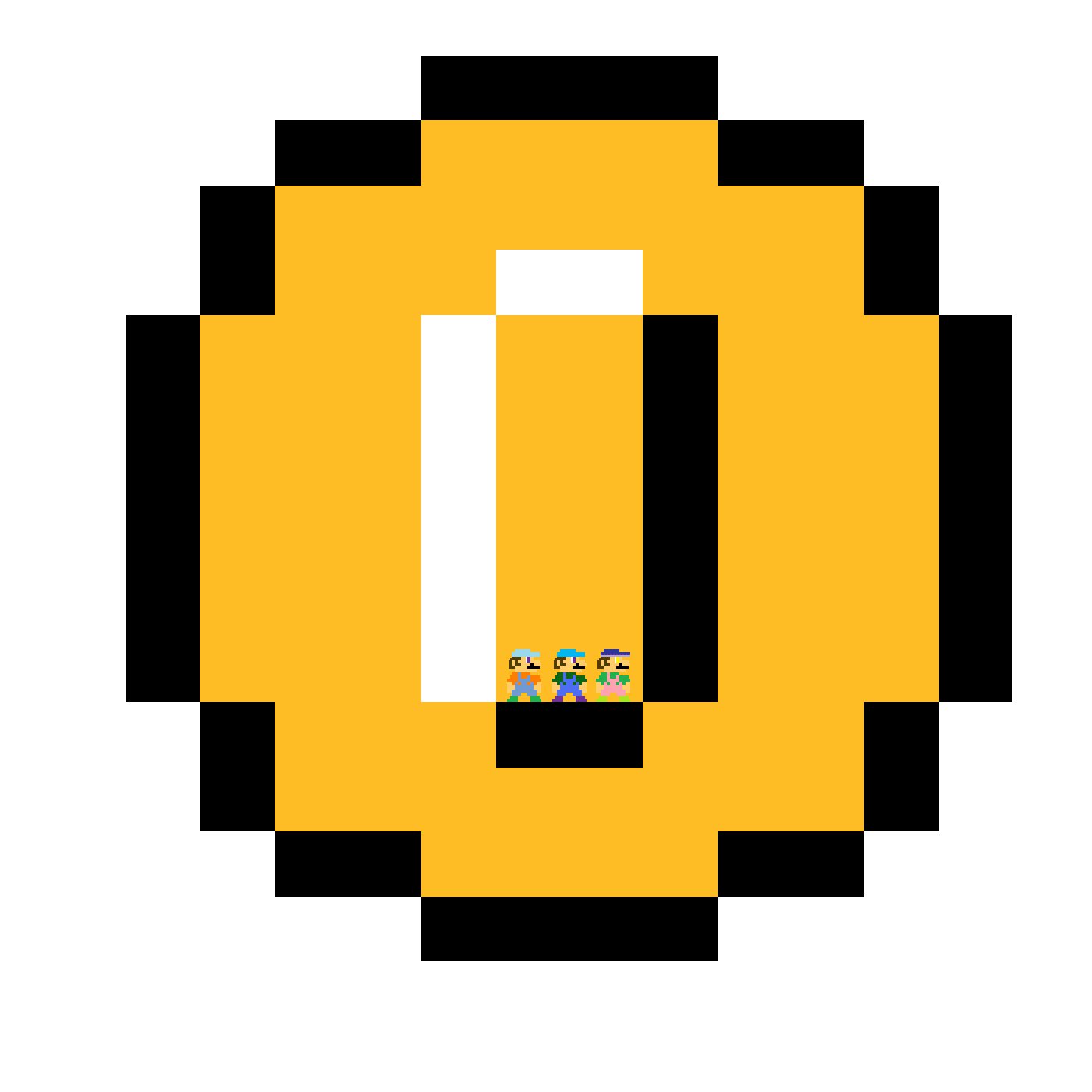 Pixilart - Mario x3 by Snakelily