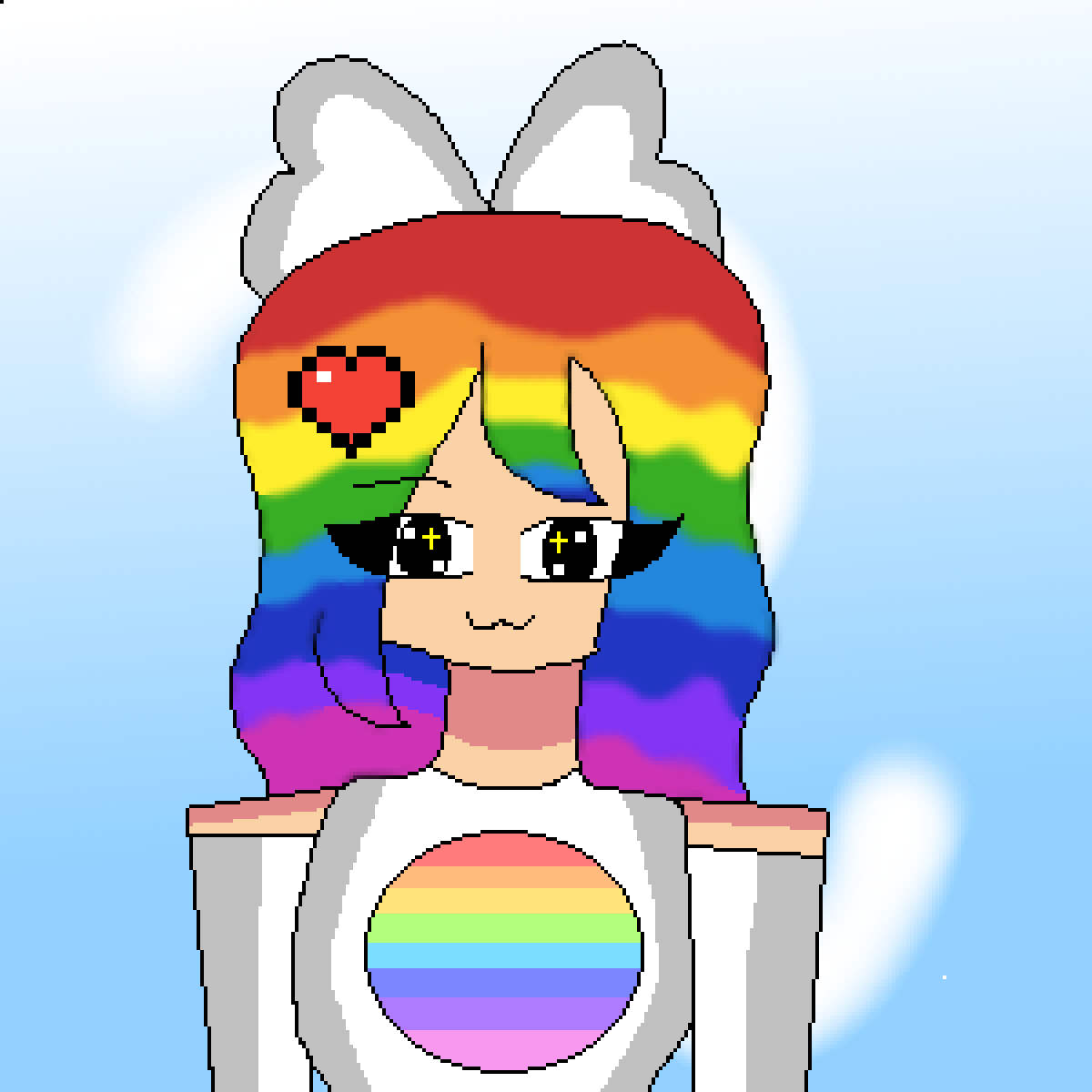Pixilart - My new oc R. Gradient by Shiro-Michi