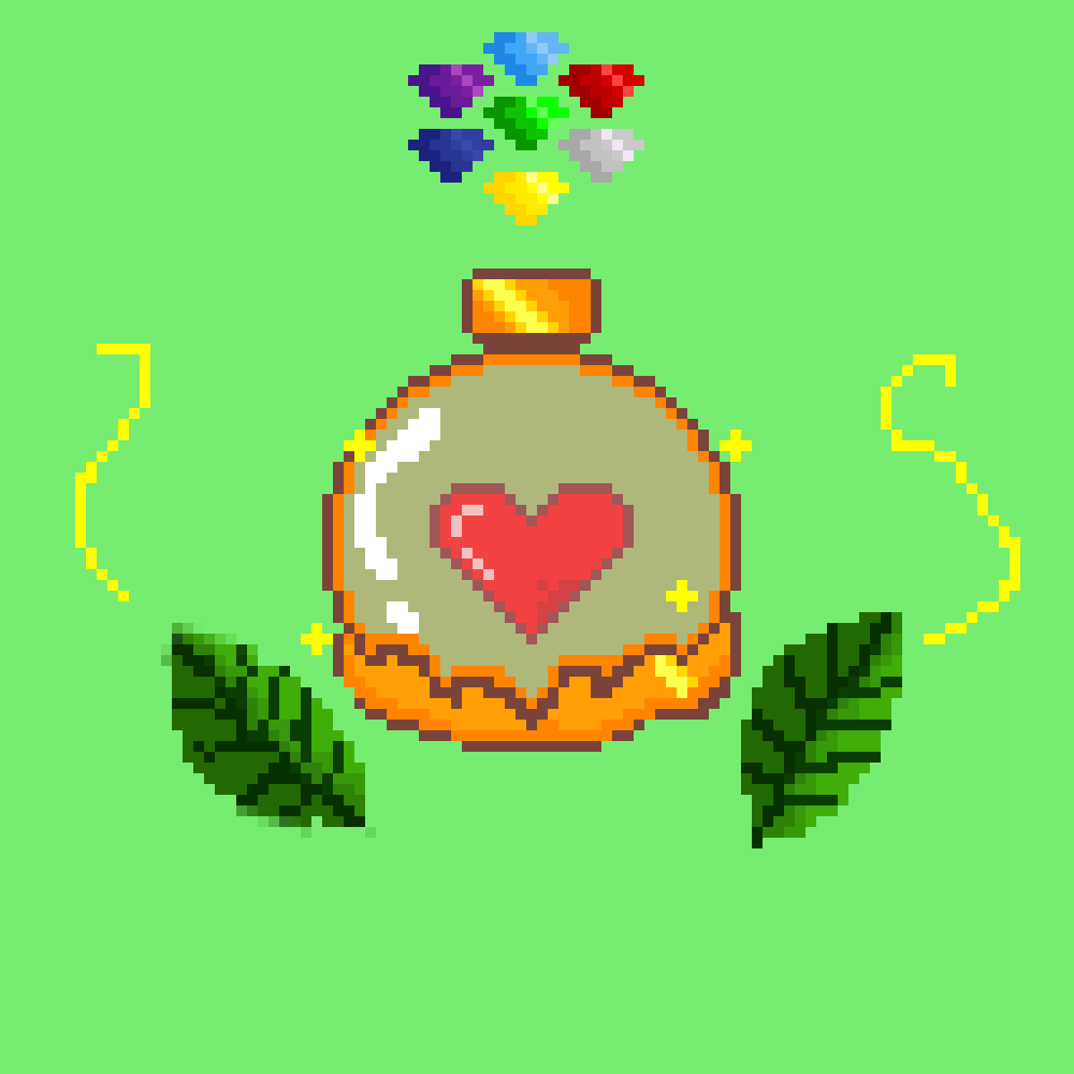 Pixilart - health (energy) potion by Berlincookie