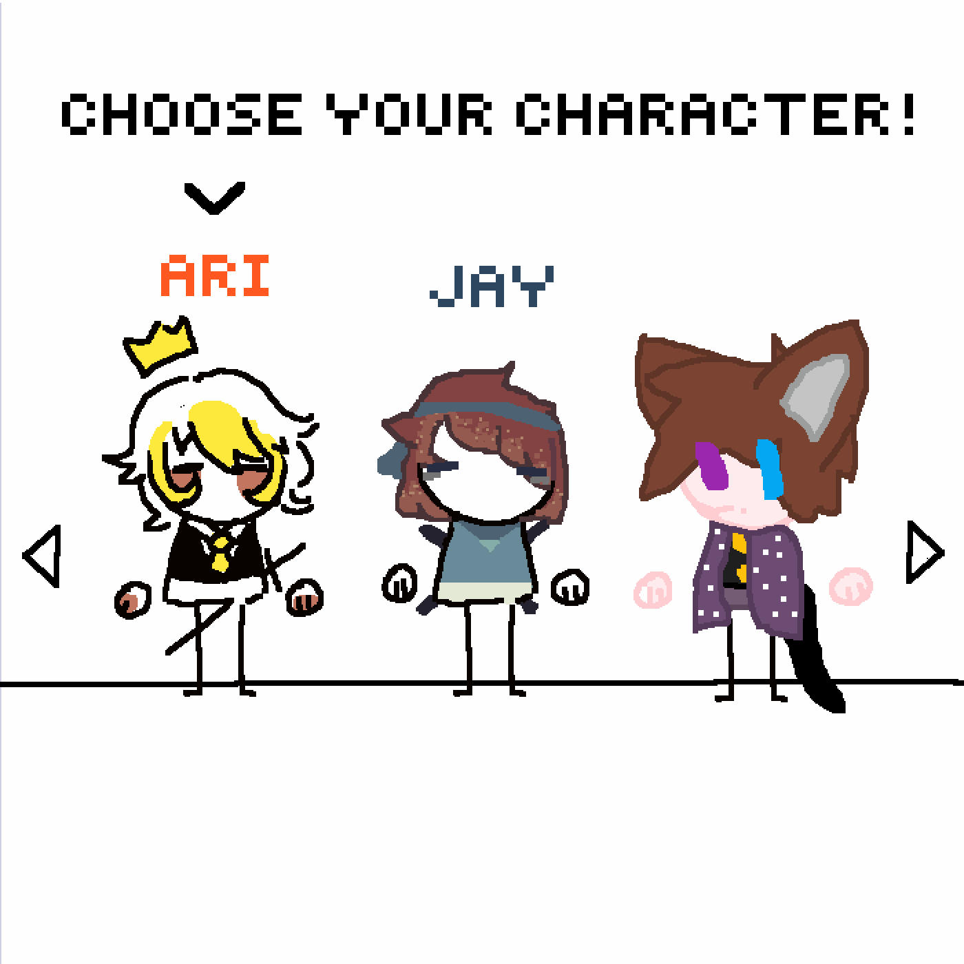 Pixilart - Choose your character! by goodlikedat