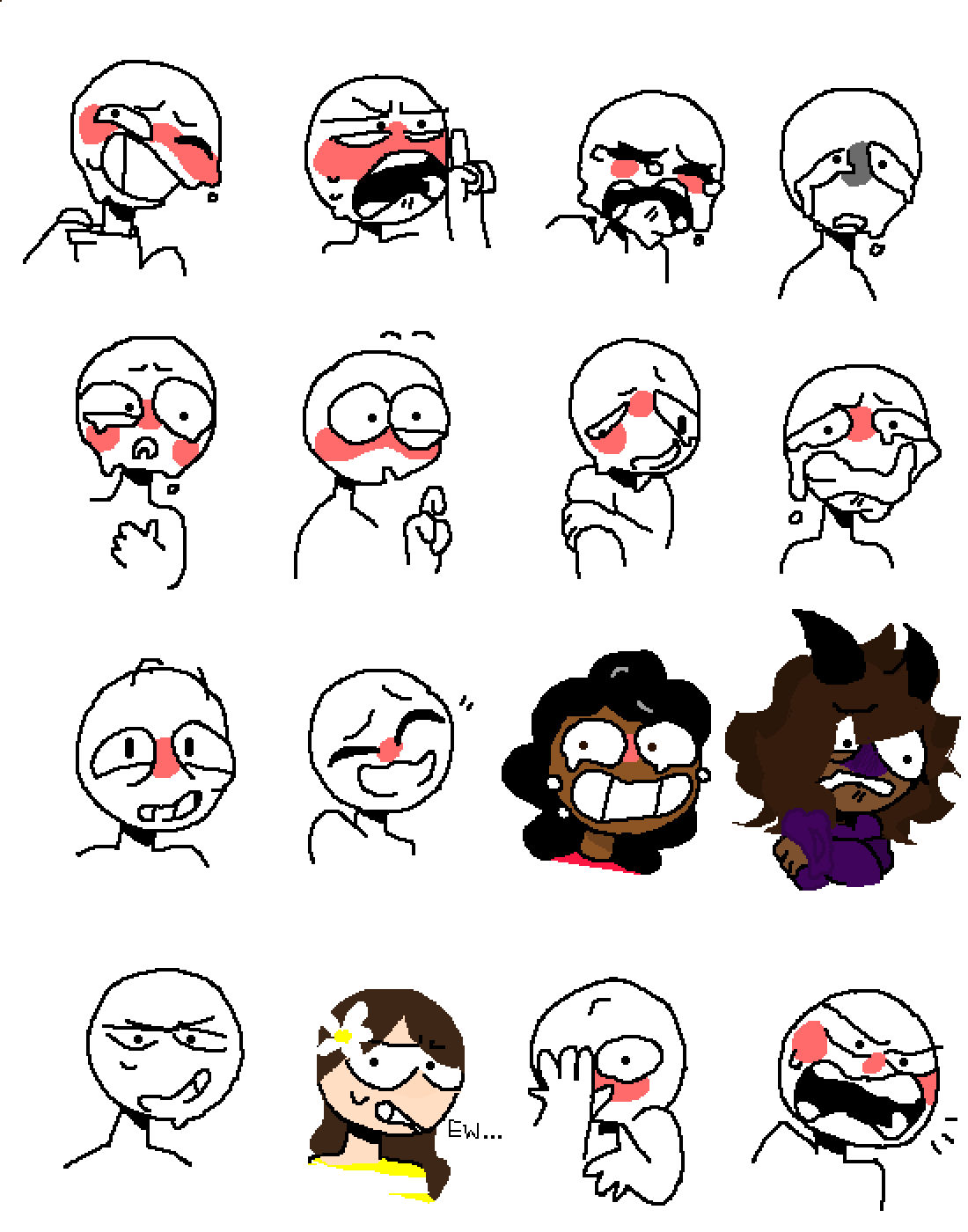 Pixilart - Crying Collab by RyanTheWeirdo