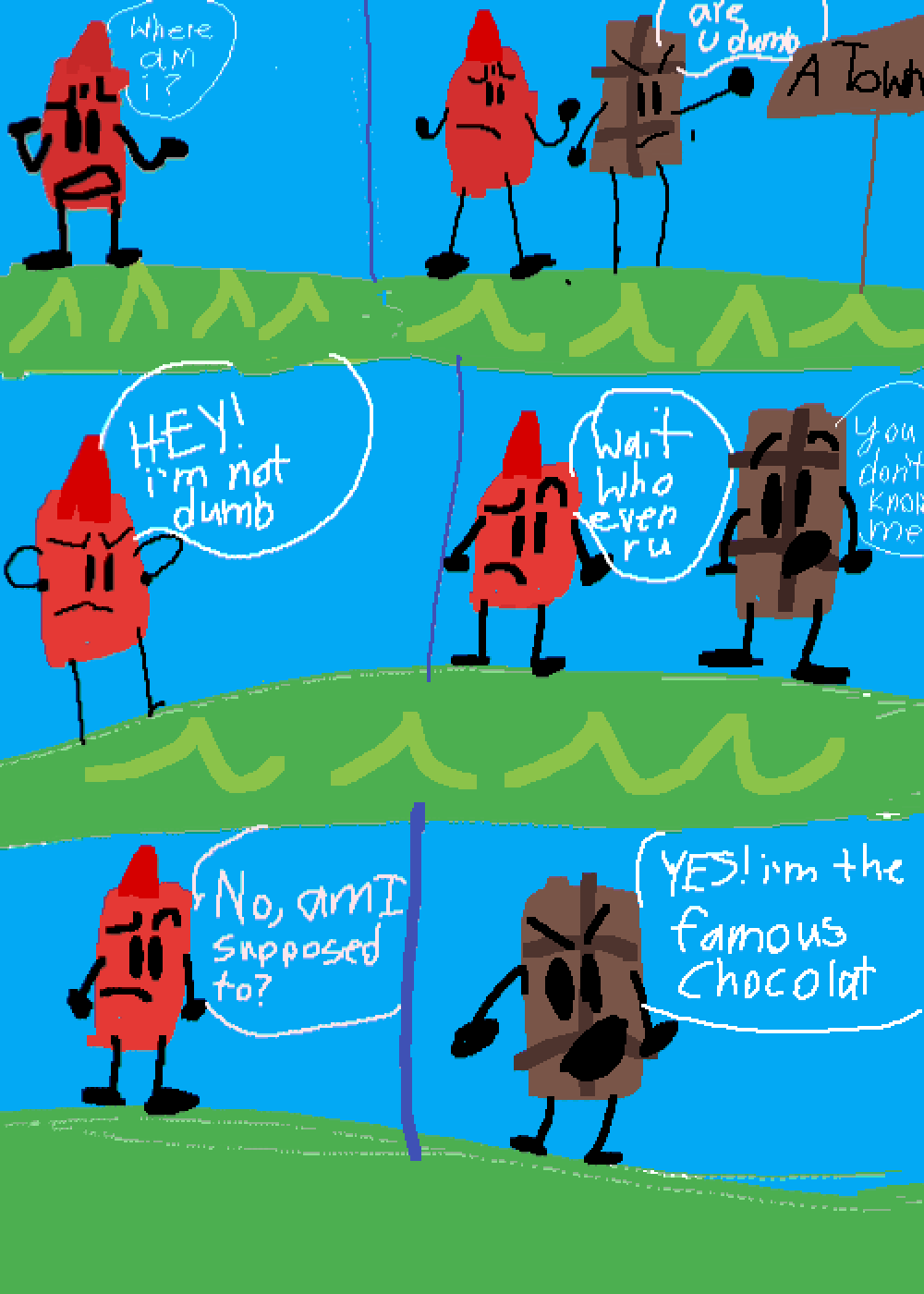 Episode 1 - A Story of a Crayon - Pixilart Comics