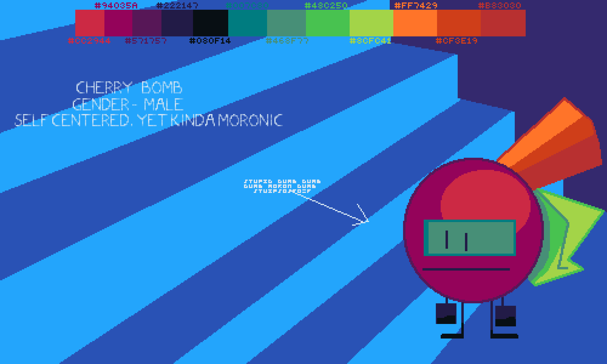 Pixilart - Cherry Bomb Reference by Arcany