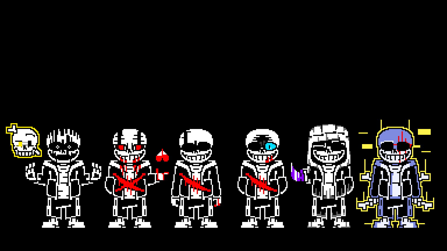 Pixilart - Former Time Trio × Karmatic Time Trio by HDS-sans