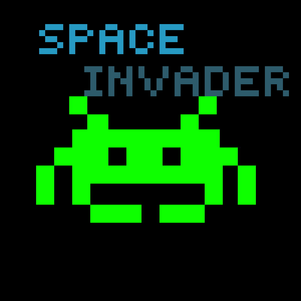 Pixilart - Space Invaders Aliens by zidansgaming