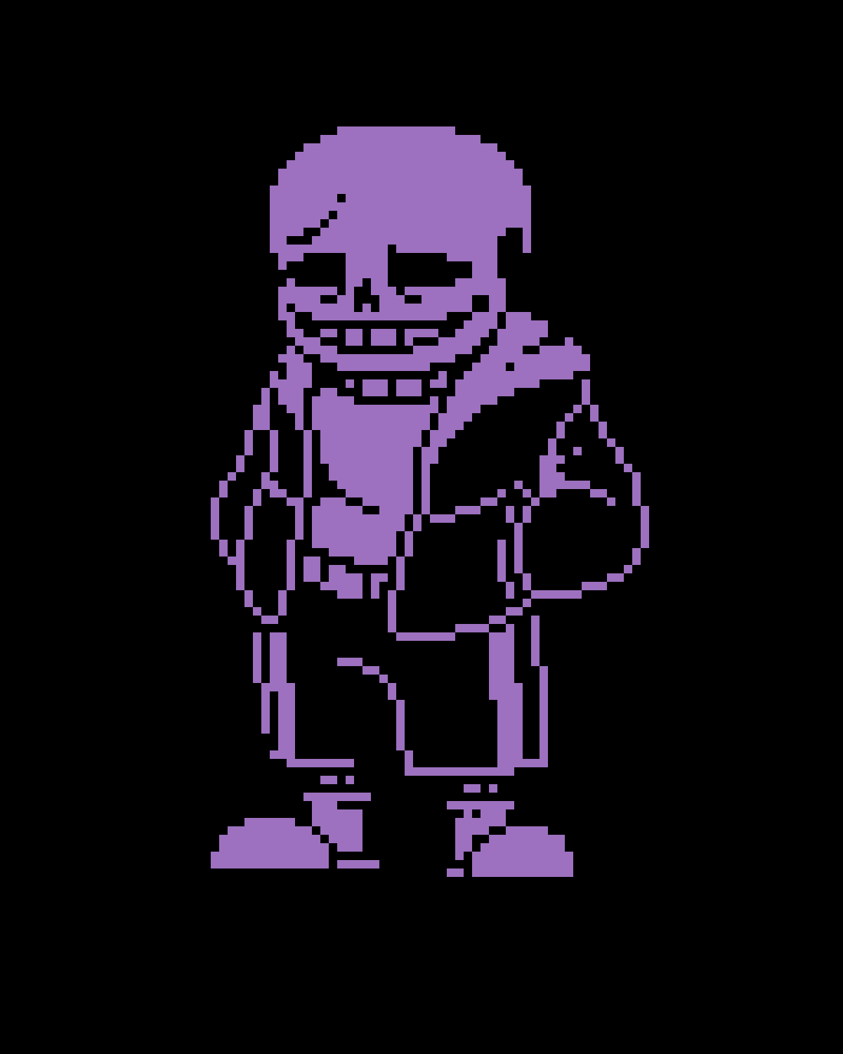 Pixilart - purple sans by CloudPNG