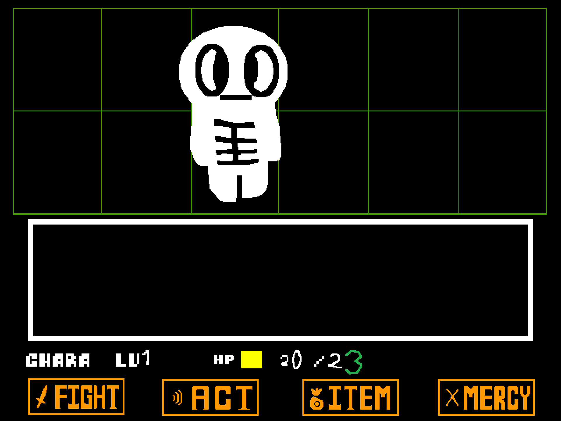 Pixilart - Undertale Battle Template by Mikeymoo
