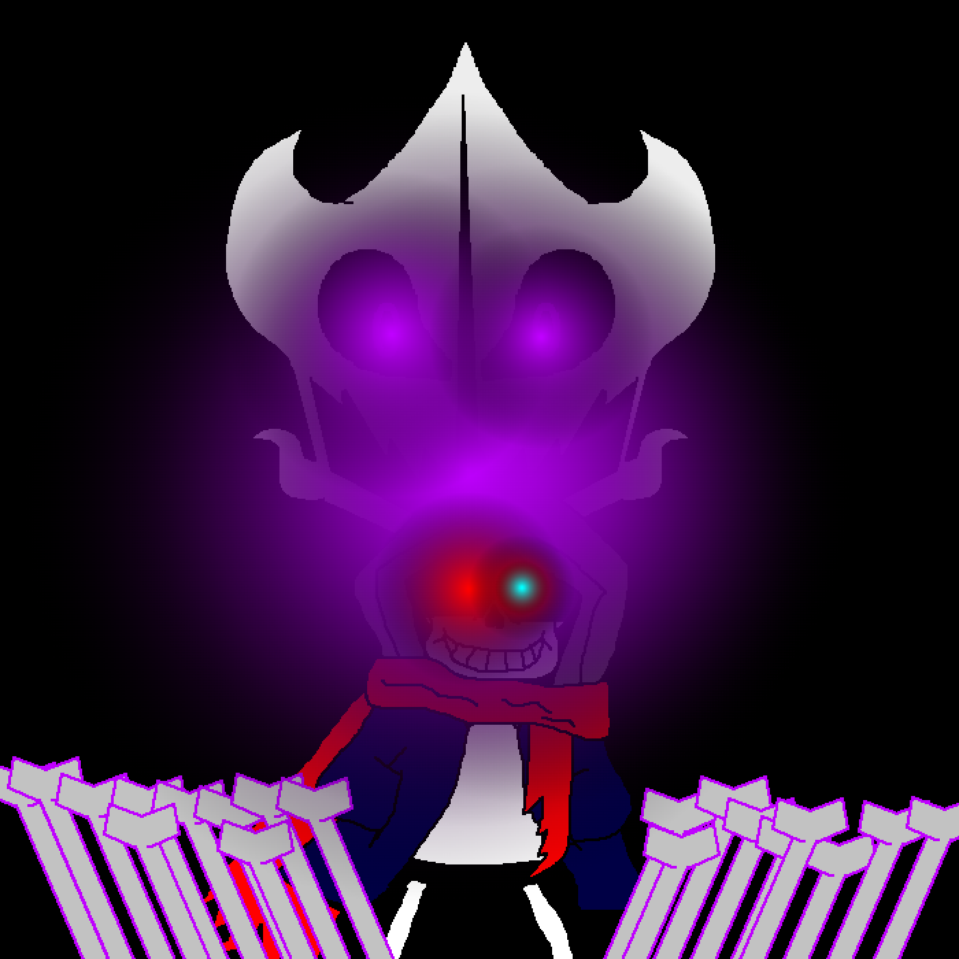 Pixilart - DTLG!Sans(Phase1) by Stagier739