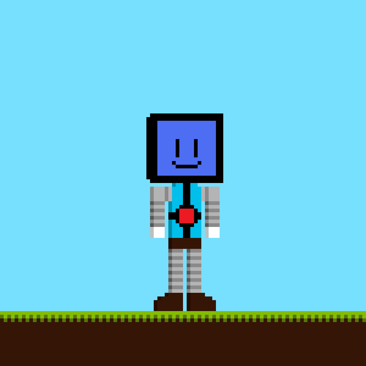 Pixilart - TV HEAD IDLE by Elmerboi-cool