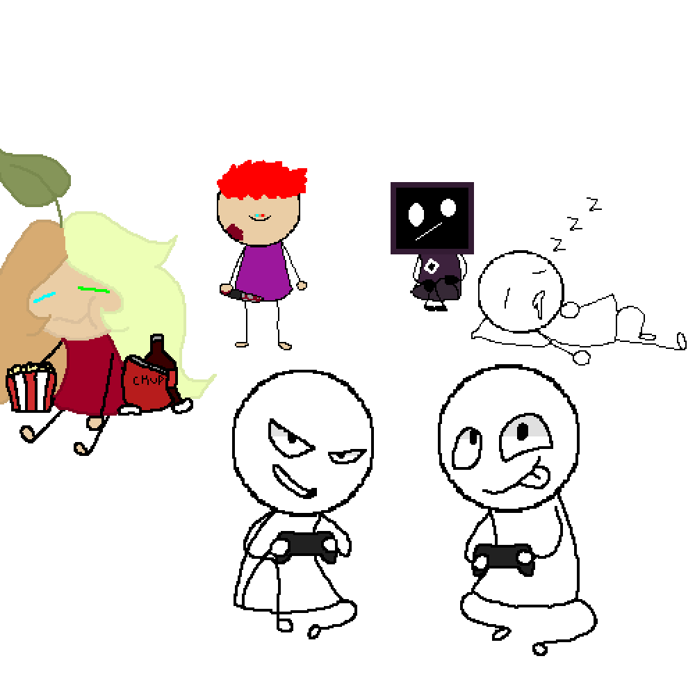 Pixilart - funny collab by Endigo-Soul