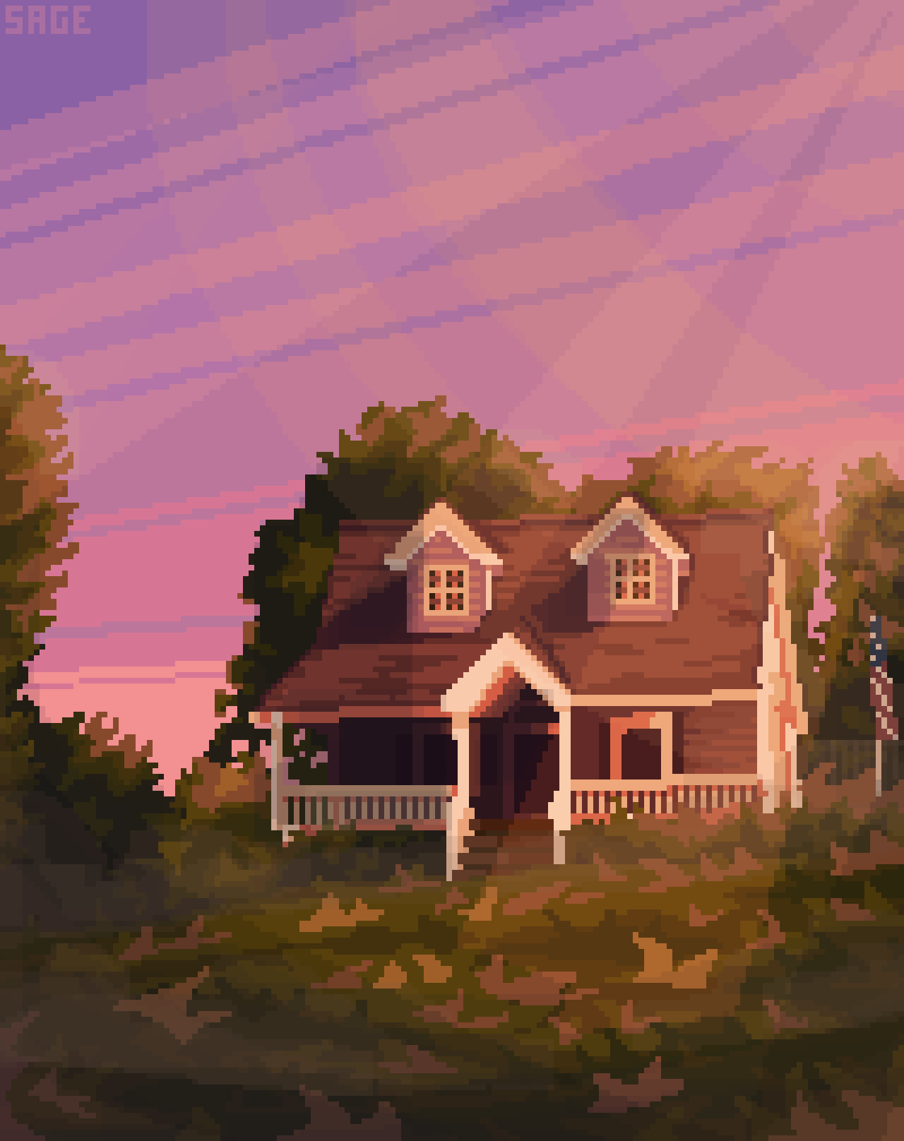 Pixilart - Fog home by officialsage