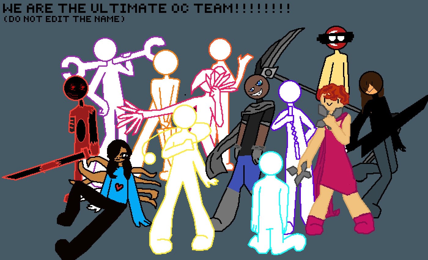Pixilart - Ultimate OC Team by shadow-person