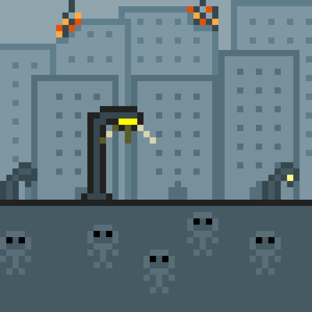 Pixilart - Slime eating by Darck-pixel