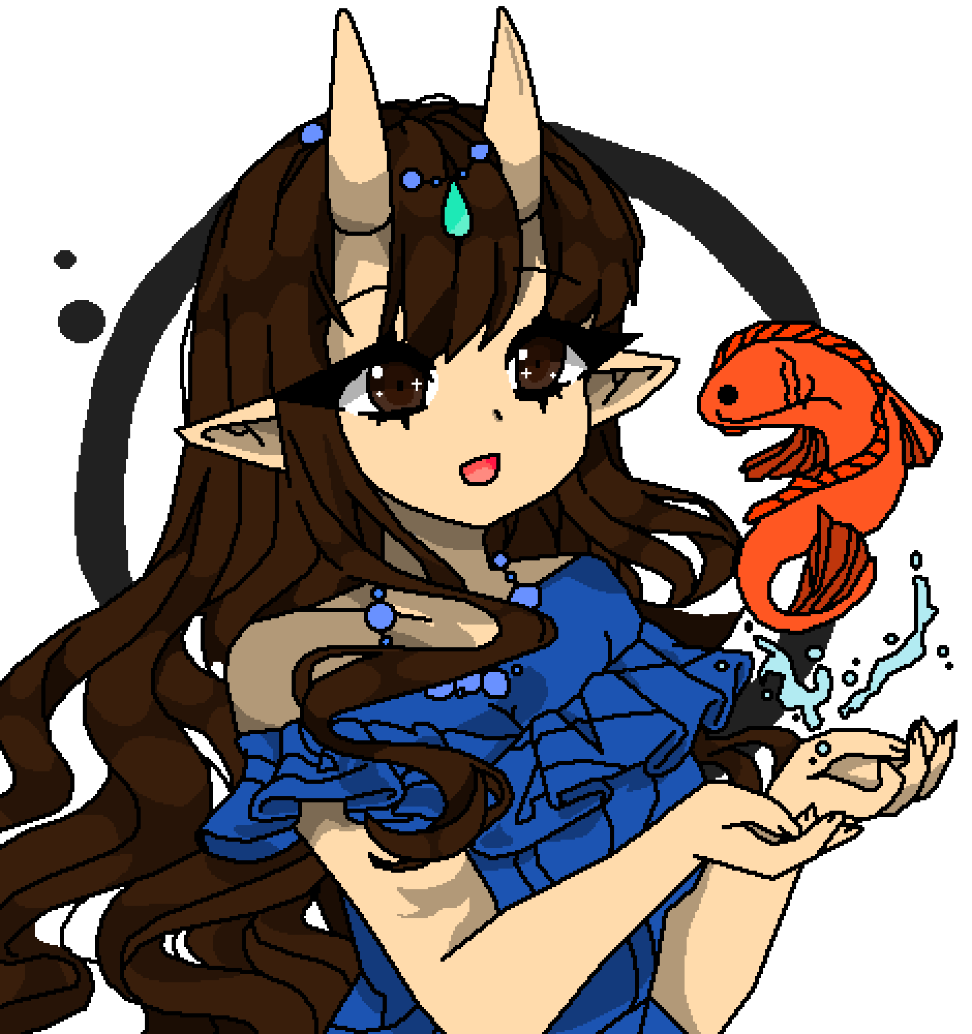 Pixilart - Hybrid Girl base by XxUnKnownxX