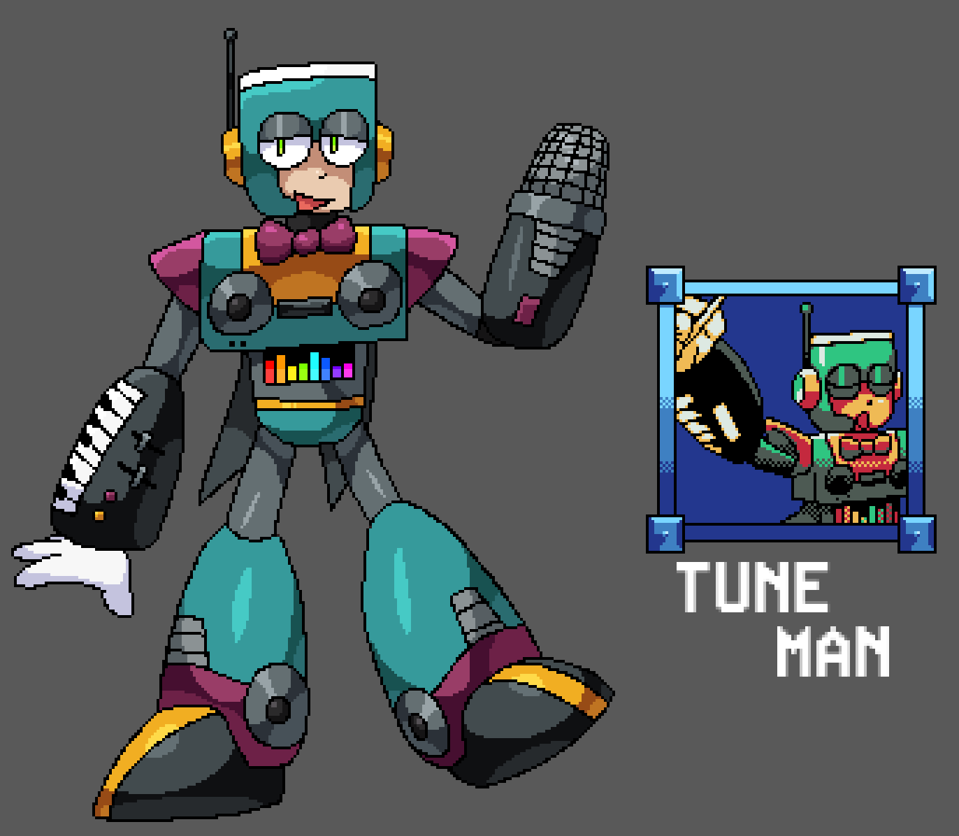 Pixilart - TUNE MAN by Rotijuegos