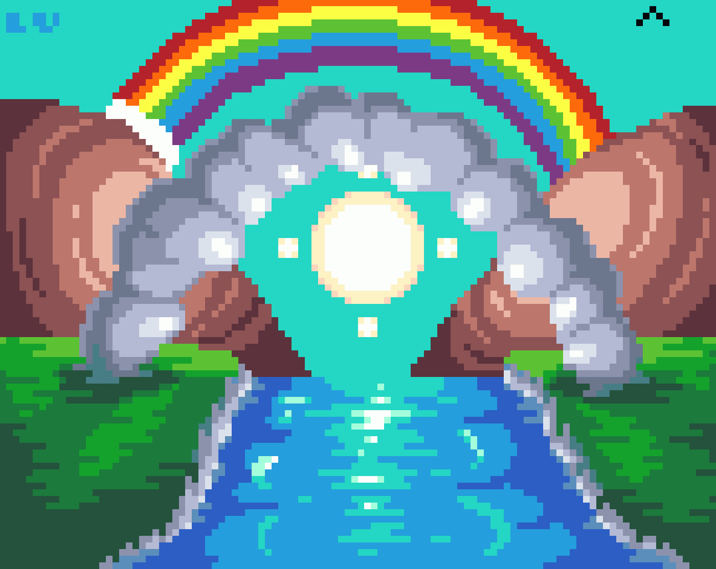 Pixilart - rainbow by Lvpvn