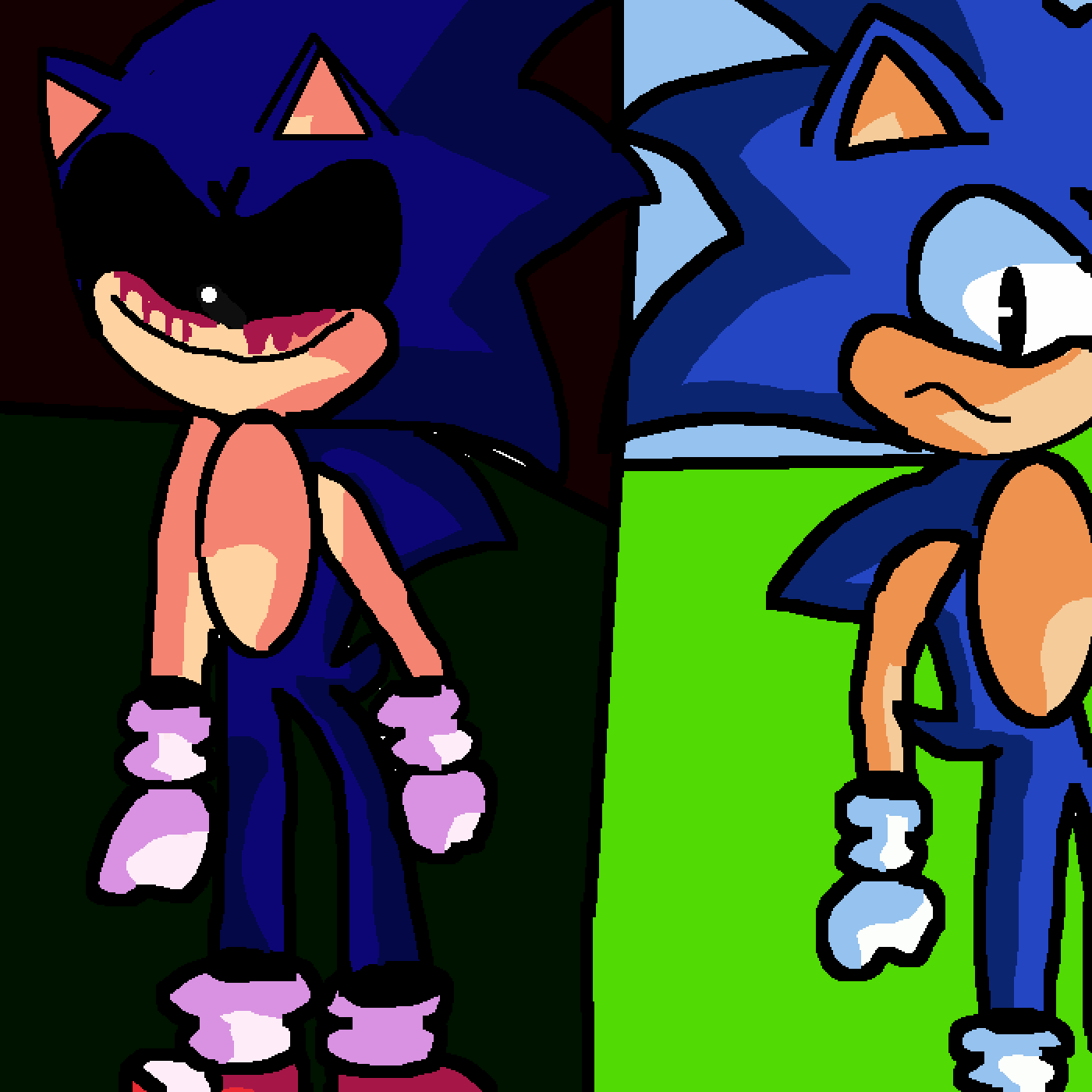 Pixilart - sonic exe / sonic hd by adam-MASTER