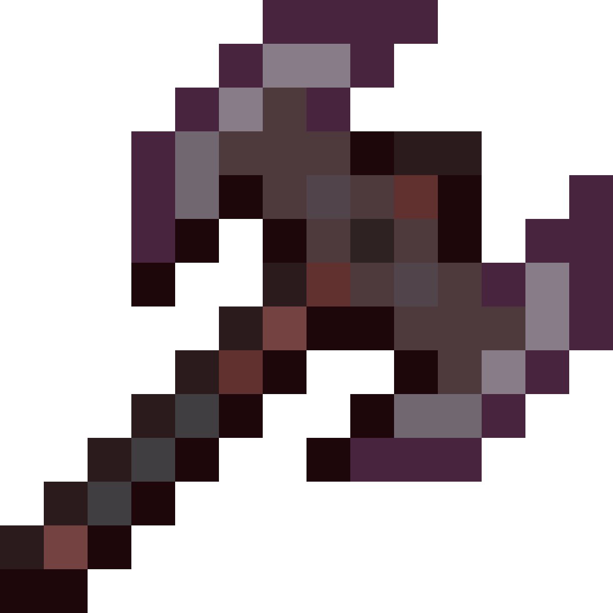 Pixilart - Netherite Battleaxe by SuperSonic29